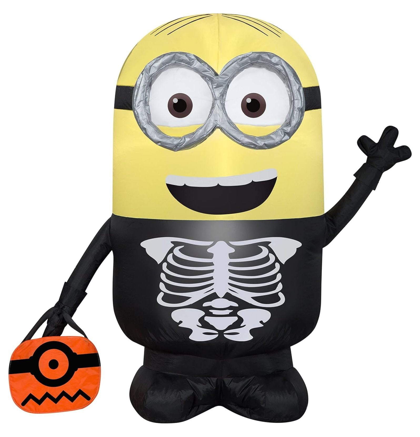 Airblown Dave as Skeleton Universal, 3 ft Tall, Multi - Walmart.com