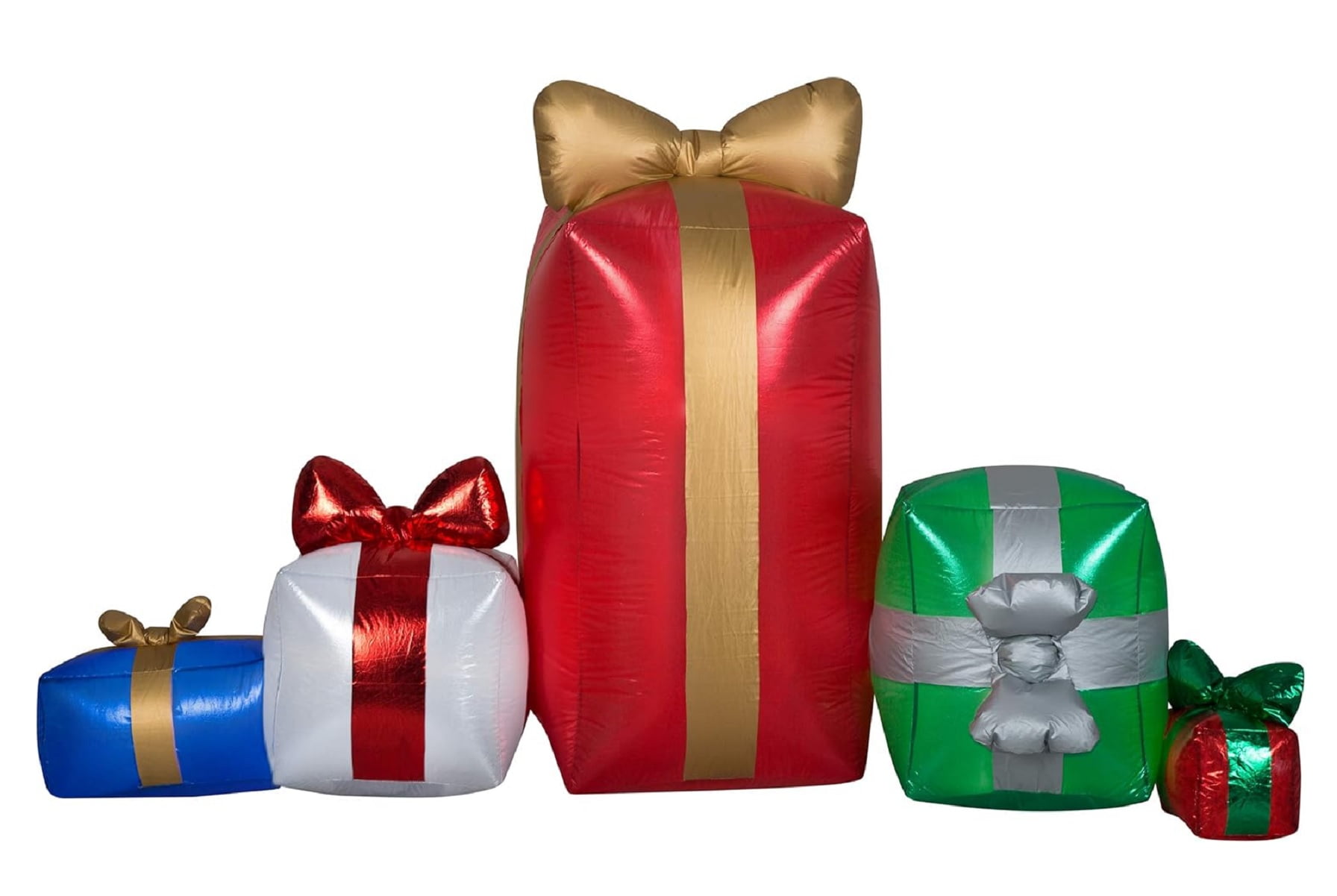 Free Shipping! Airblown Inflatable Fuzzy Gift Box Scene 7.5 FT Length ...