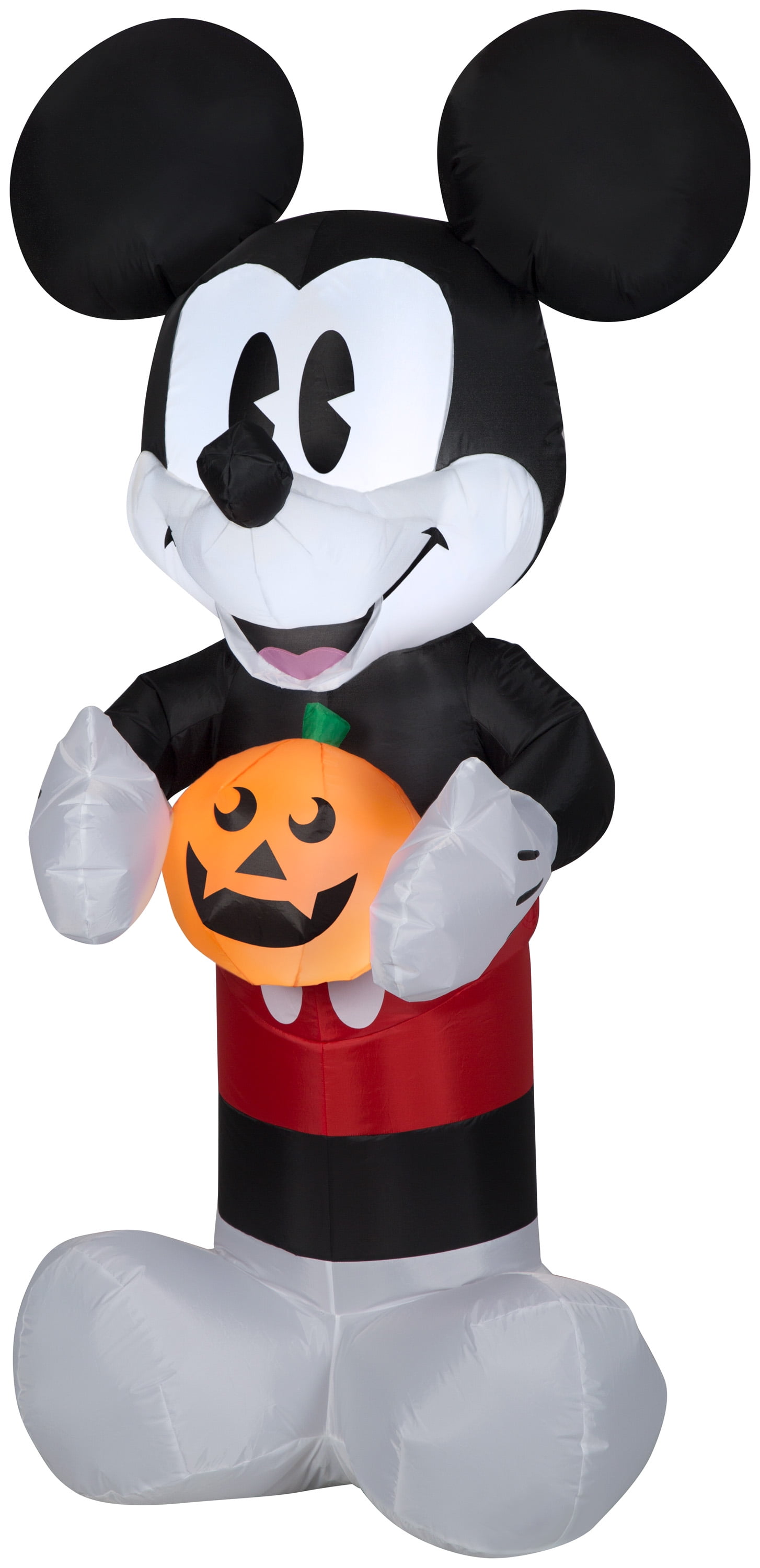 Airblown Inflatable Retro Mickey Mouse with Pumpkin 5ft tall - Walmart.com