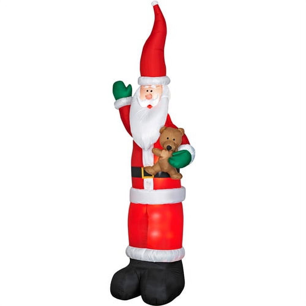 Airblown Inflatable Slender Santa Christmas Decor, 9' Tall - Walmart.com