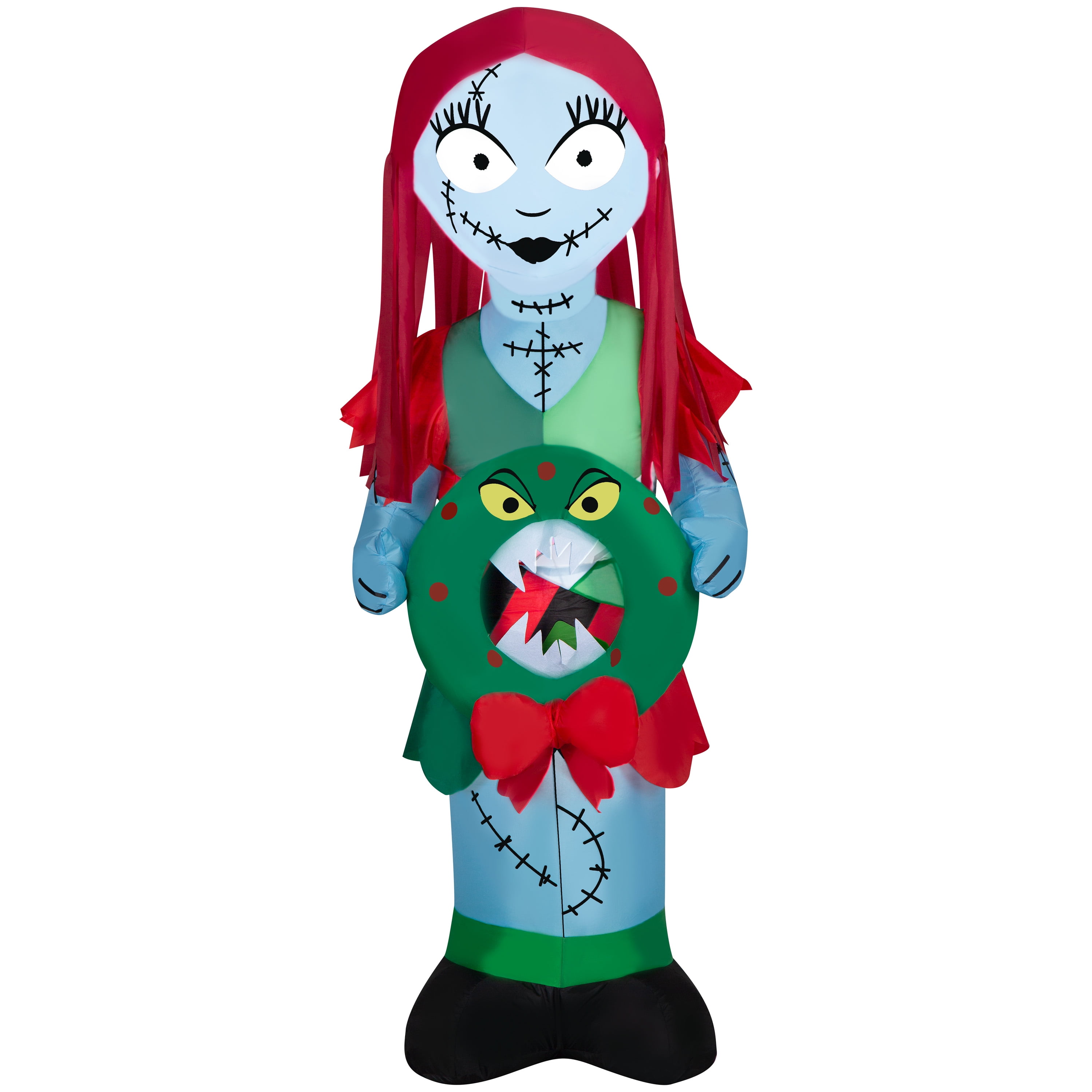 Disney Airblown Inflatables 5ft Christmas Sally with Wreath, Outdoor ...