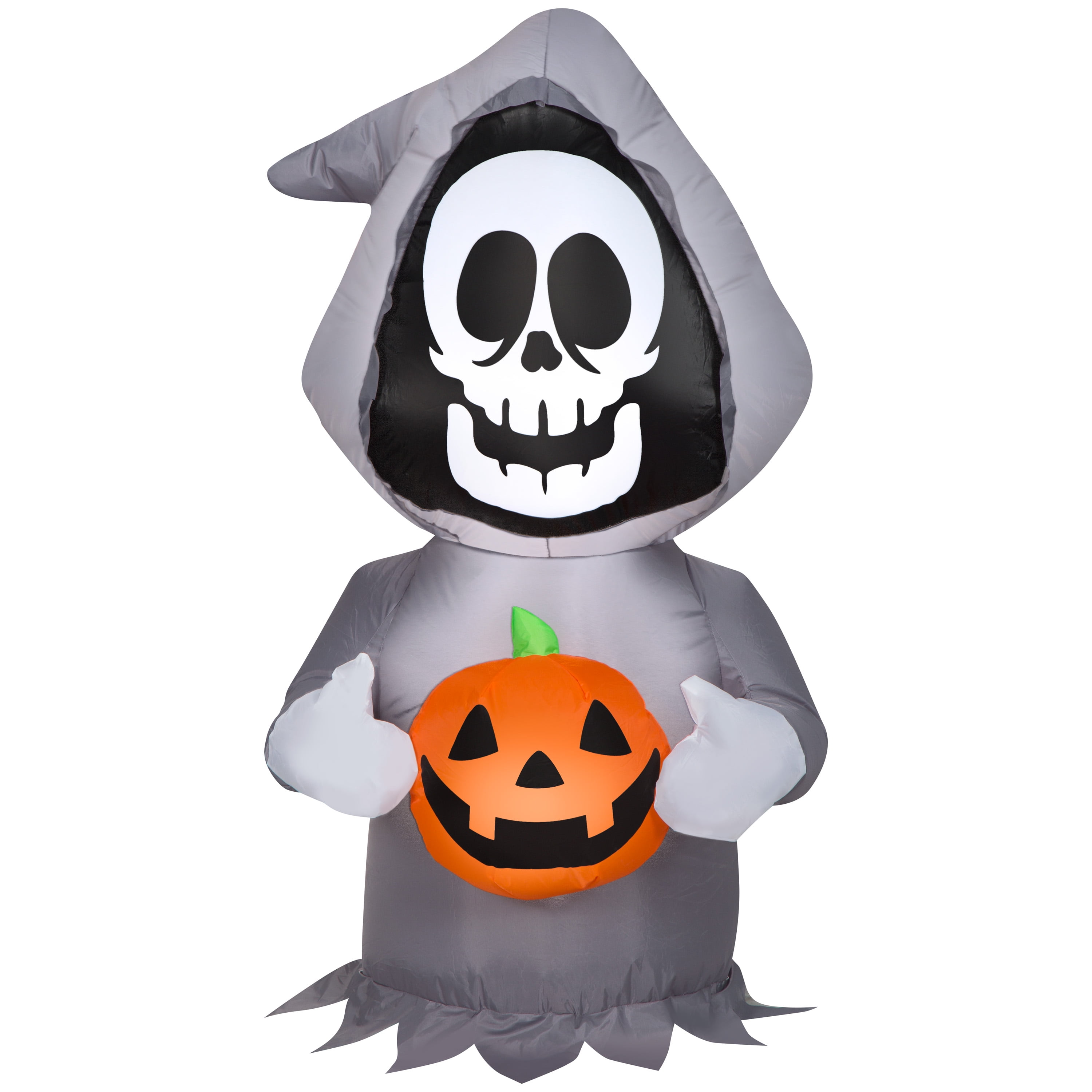 Airblown Inflatables Cute Reaper w/ Jack o Lantern - Walmart.com