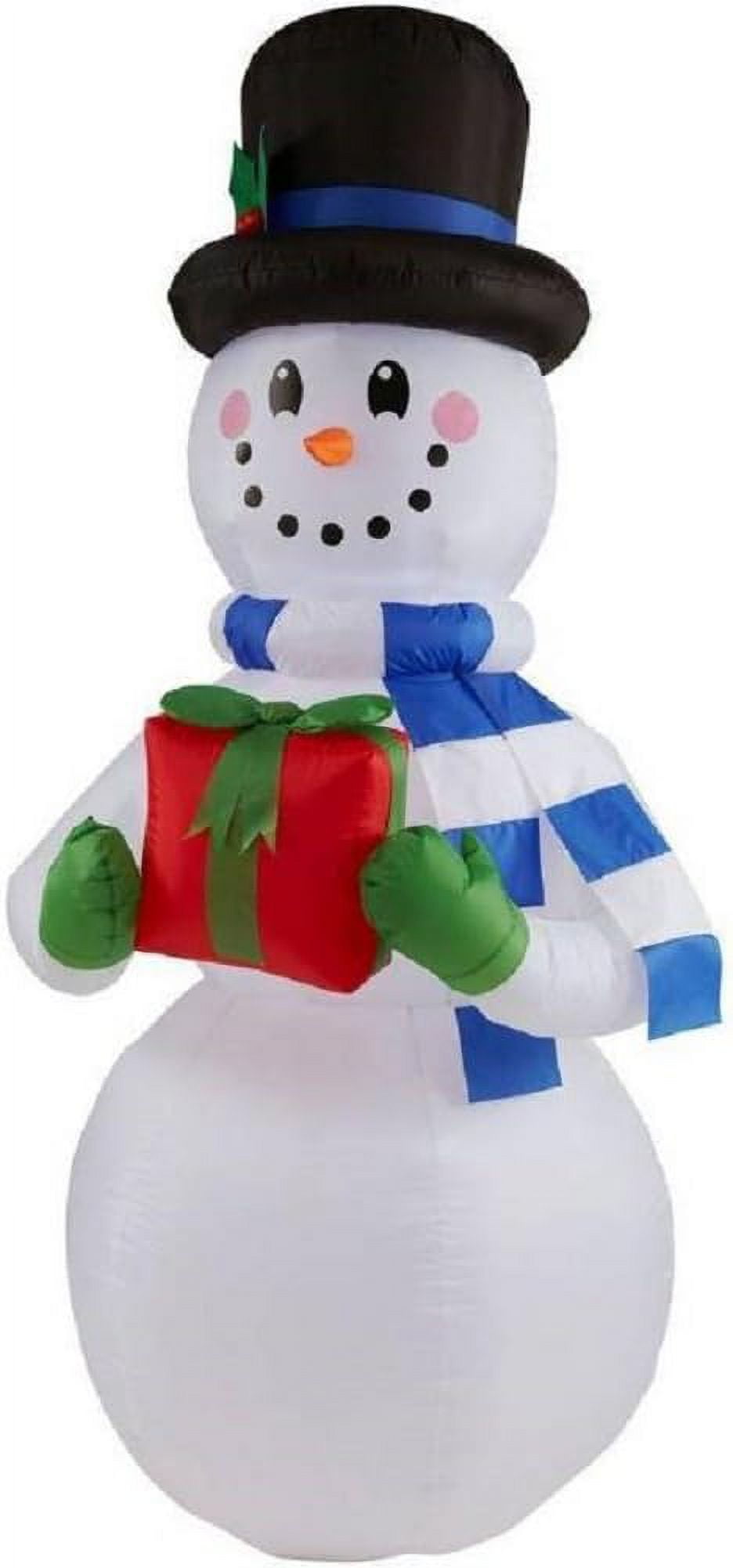 Airblown Inflatables Snowman with Gift Box - Walmart.com