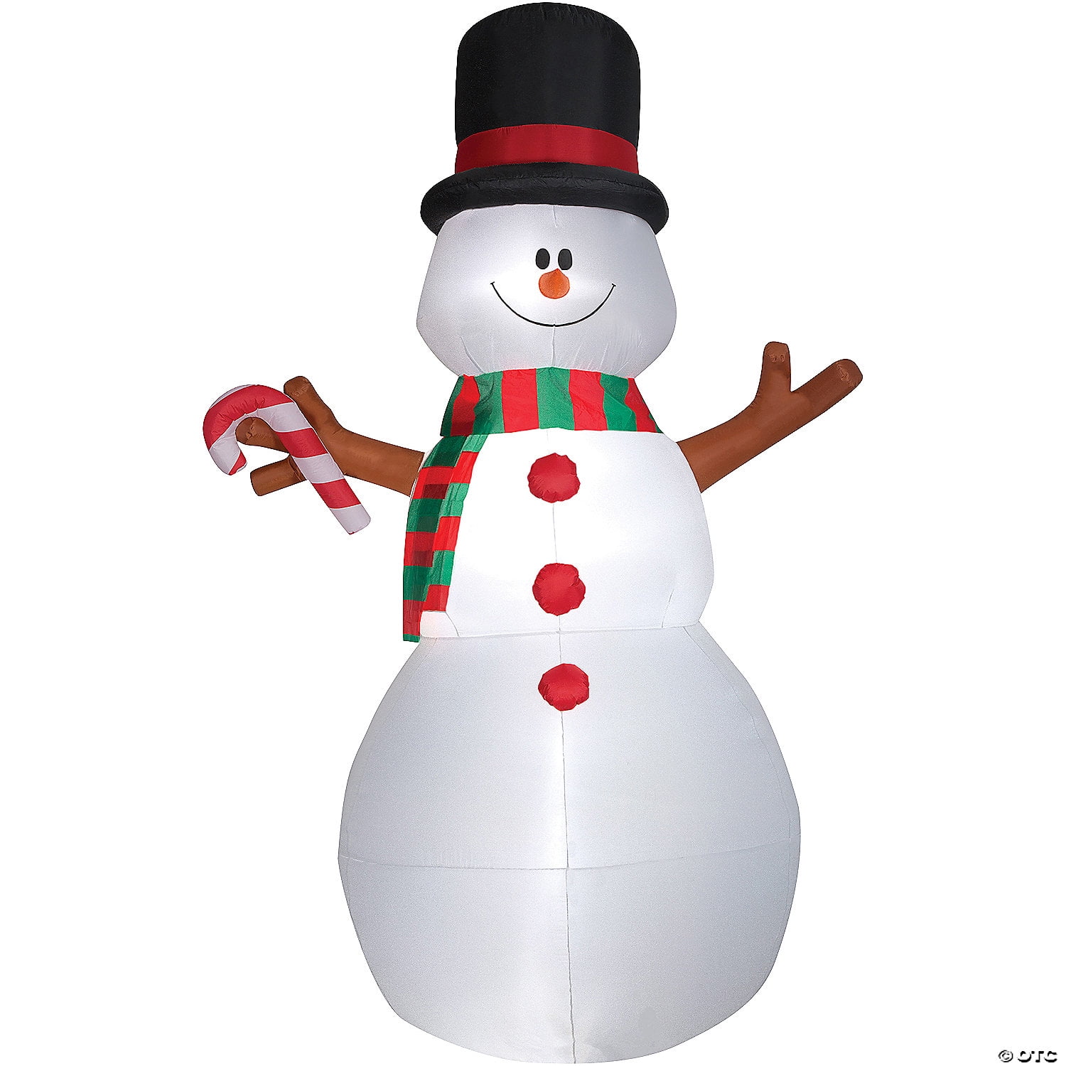 Airblown Giant Christmas Blow Up Outdoor Snowman Inflatable, Swiveling ...