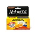 Airborne Effervescent Health Formula Tablets, Orange-10 count Each ...