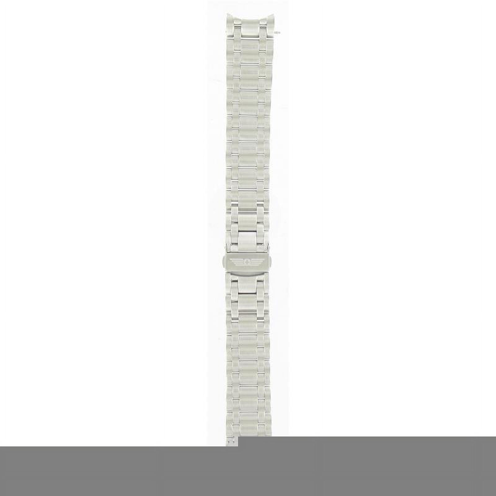 Airboss Mach 1/Mach 2, Stainless Steel Metal, Silver Tone Bracelet ...