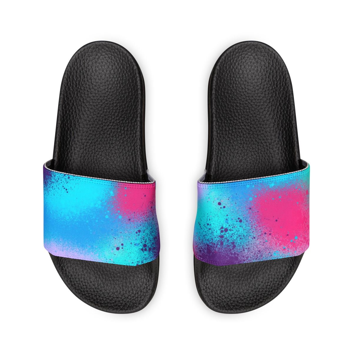Airbrush Birthday Slides Removable-Strap Sandals - Walmart.com