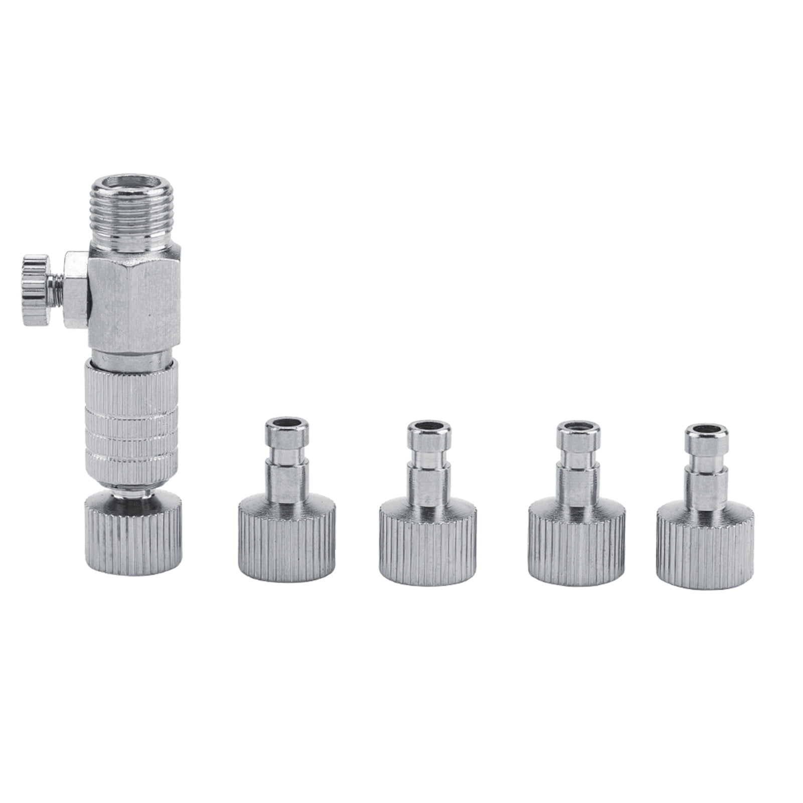 Airbrush Connector Set: Quick Disconnect Fittings, Prevents Hose Kinks ...