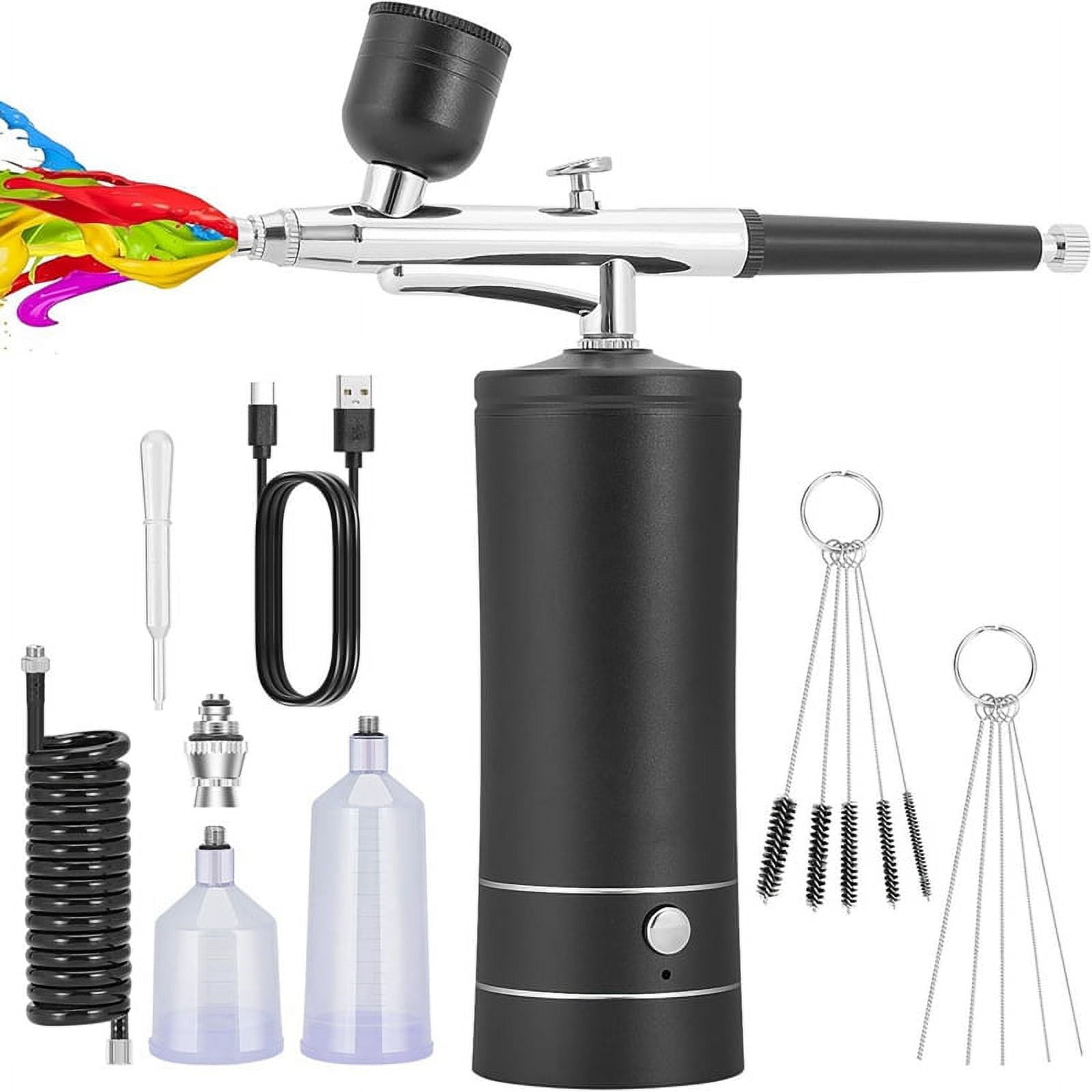 Airbrush KIT Cordless Rechargeable Compressor Airbrush Set ...