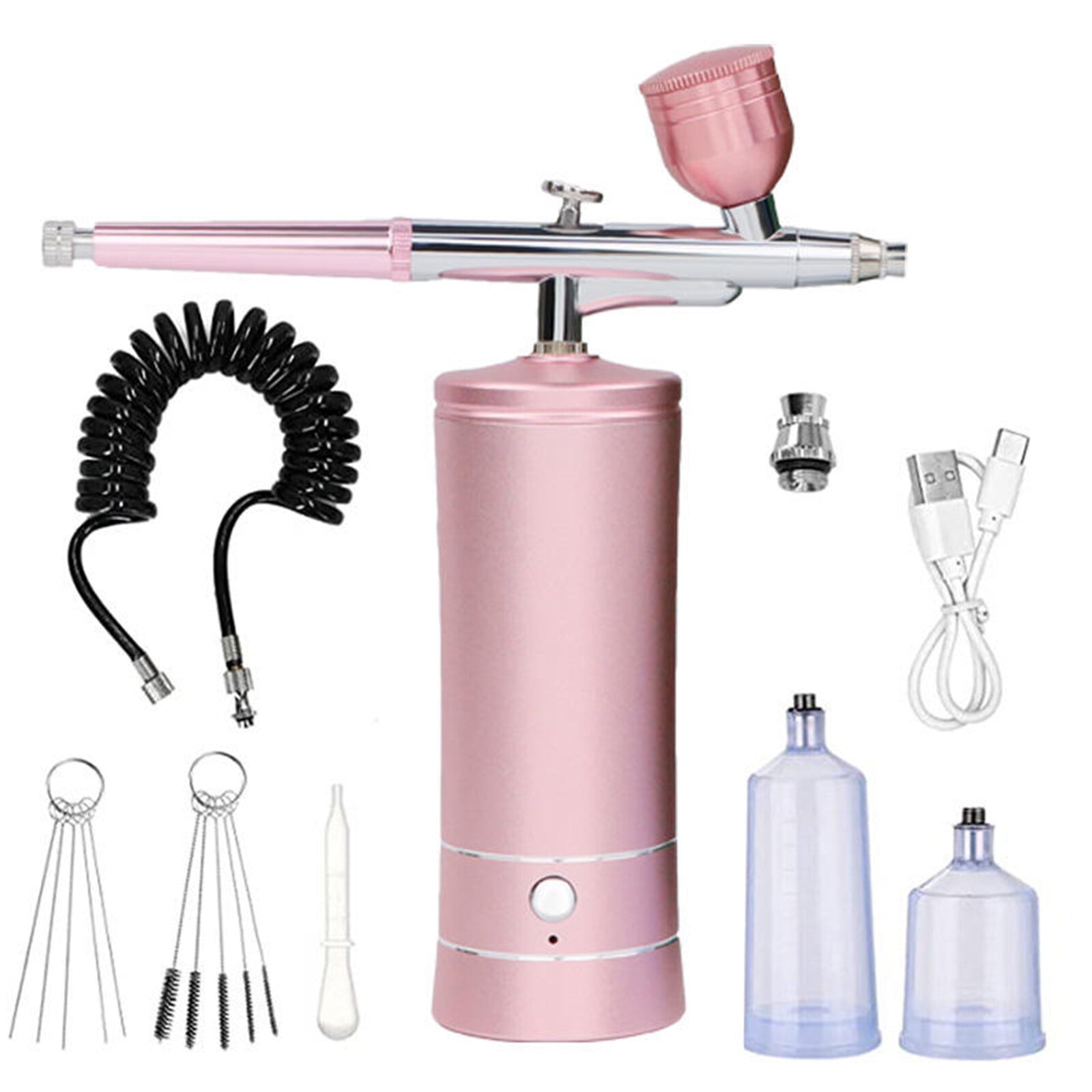 Airbrush Kit with Compressor, Auto Handheld Airbrush Gun with 0.3mm Tip ...
