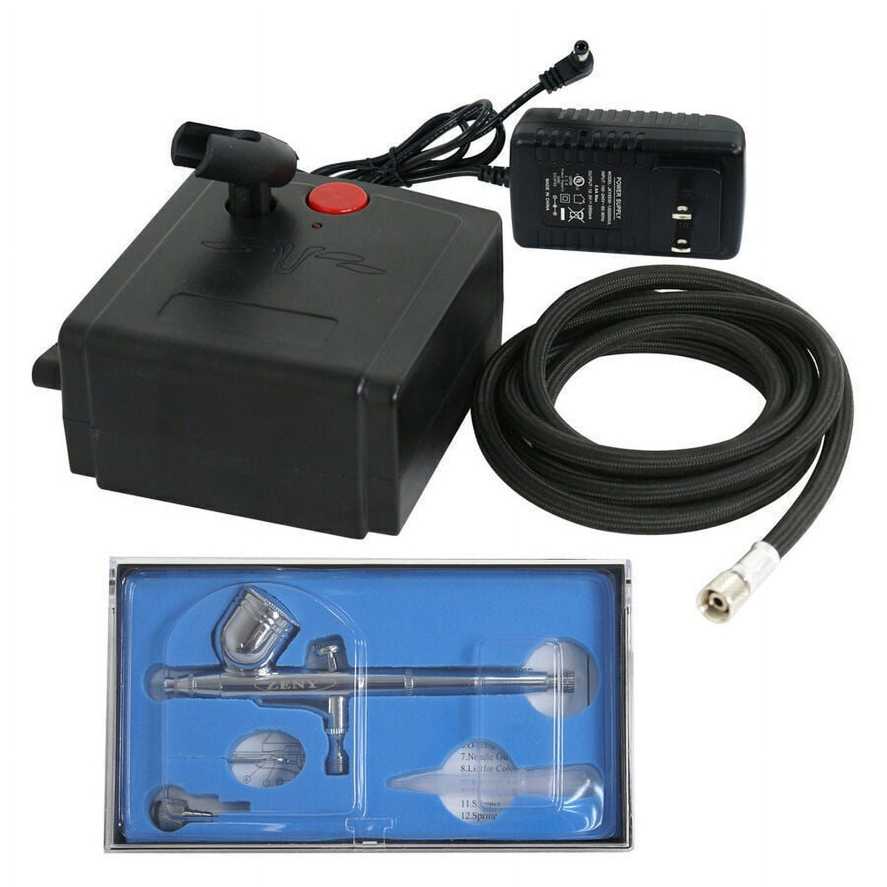 Airbrush Kit Compressor, Dual Action Spray Air Brush Gun Set - Walmart.com