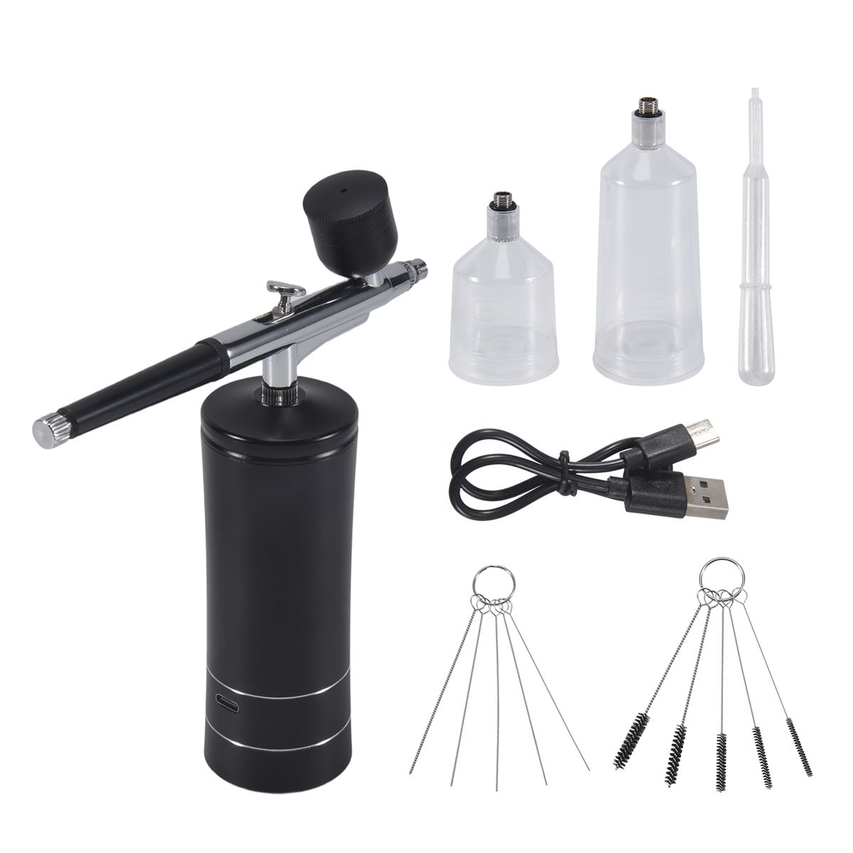 Airbrush Kit Rechargeable Cordless Airbrush Compressor,30PSI High ...