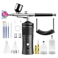 Airbrush Kit with Compressor, 48PSI High Pressure Air Brush 0.3/0.5mm ...