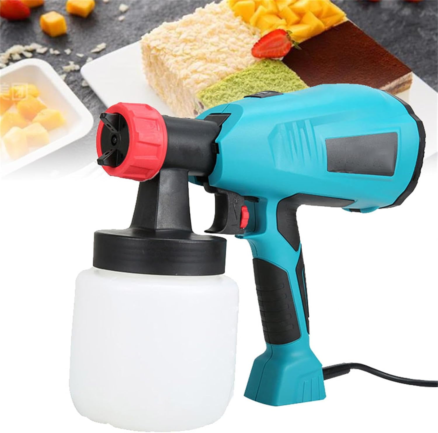 Airbrush Machine for Cakes, 400W Electric Cake Chocolate Spray Gun ...