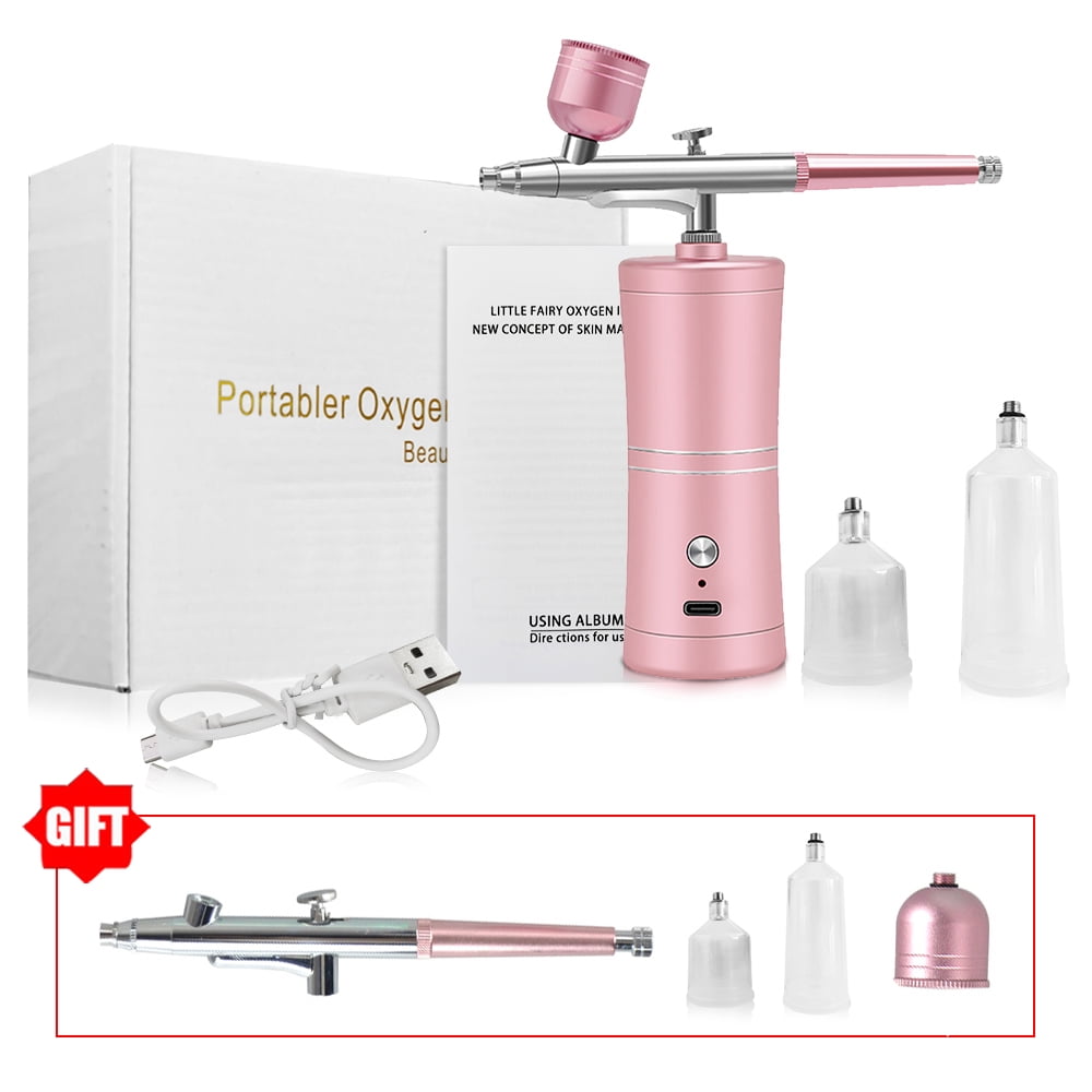 Airbrush with Compressor Spray Gun for Painting Modeling Crafts Nail ...