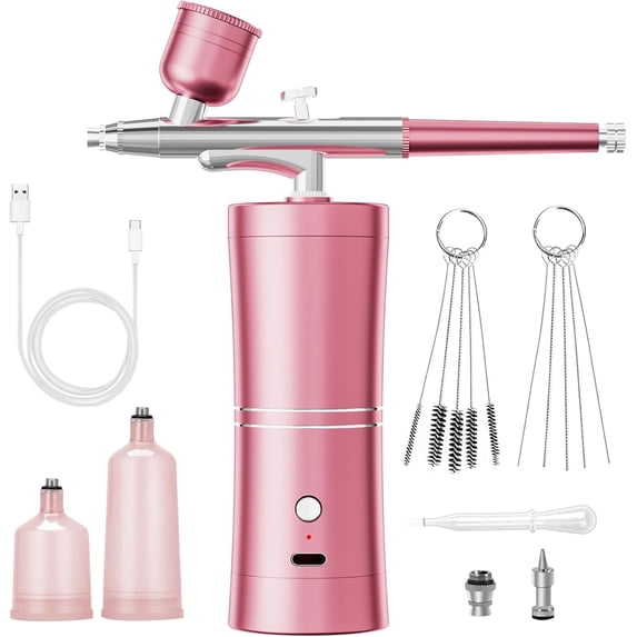 Airbrush for Nails Portable Airbrush Kit, High-Pressure Rechargeable ...