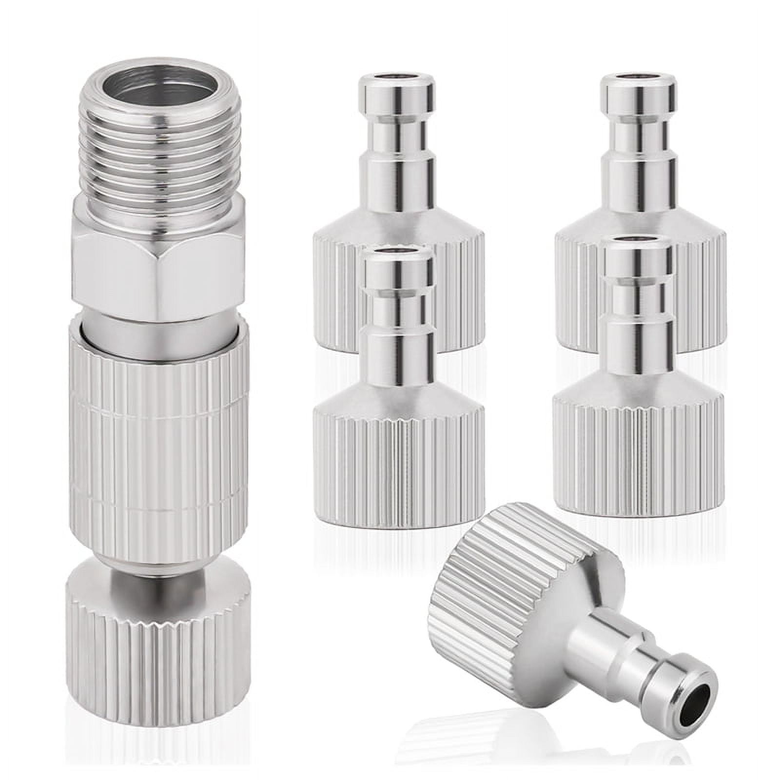Airbrush Quick Disconnect Coupler Release Fitting Plug, 6Pcs 1/8 in ...