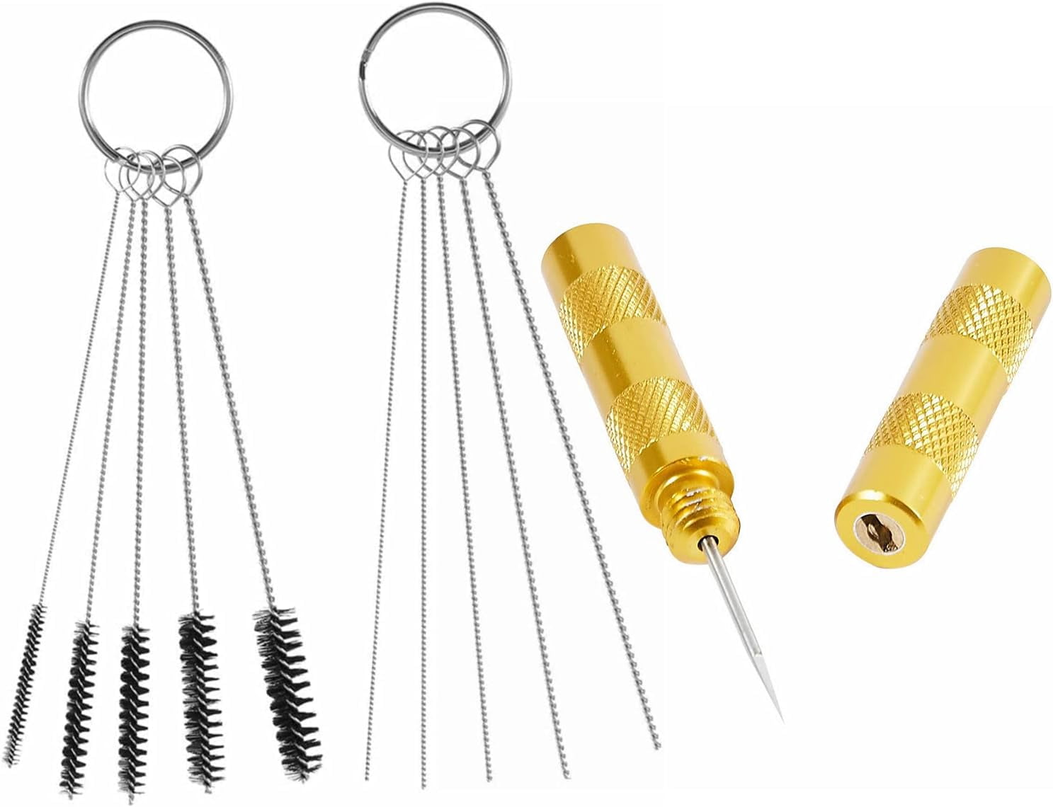 Airbrush Spray Cleaning Repair Tool Kit Stainless Steel Needle Brush ...