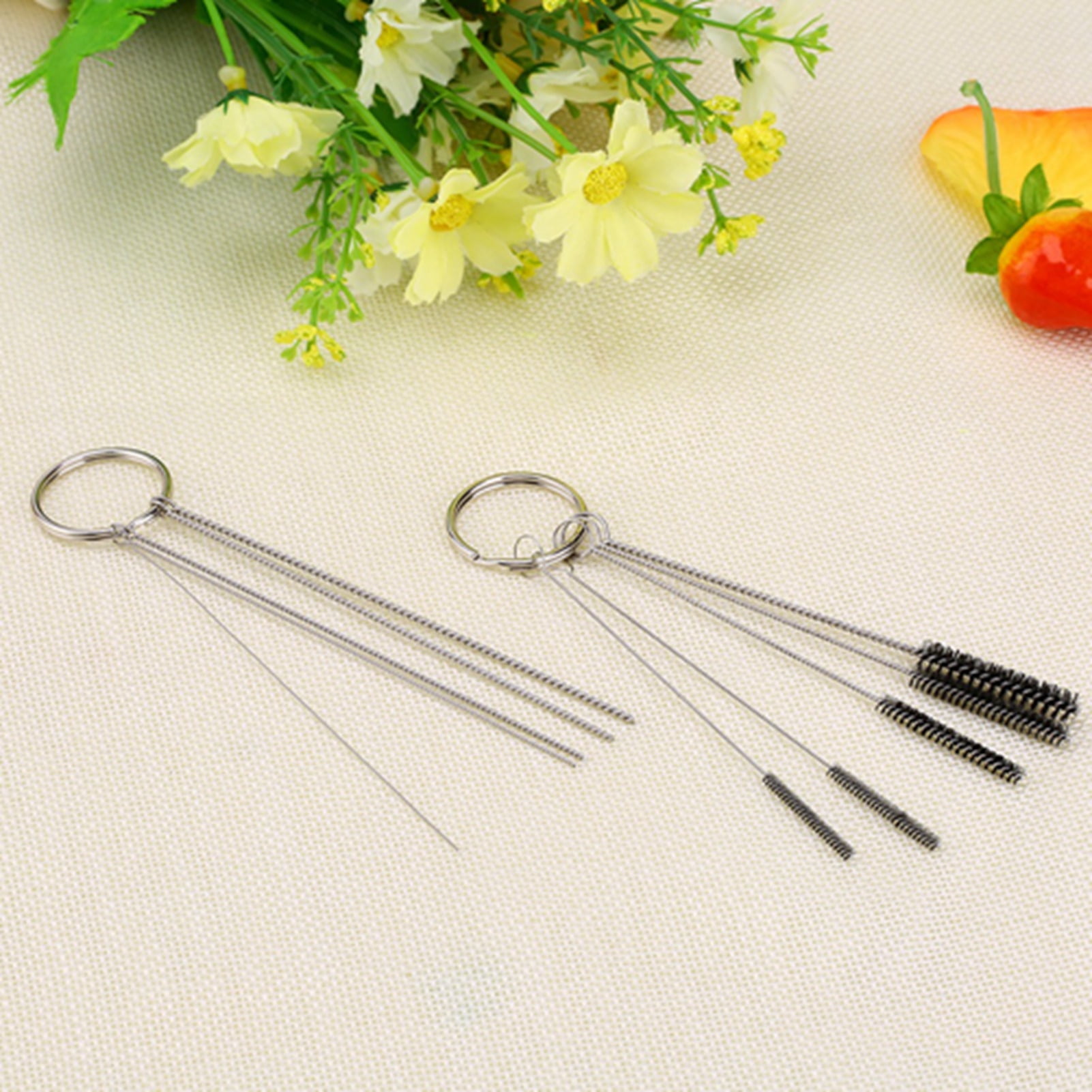 Airbrush Spray Gun Cleaning Repair Tool Stainless steel Needle&Brush Set ark - Walmart.com