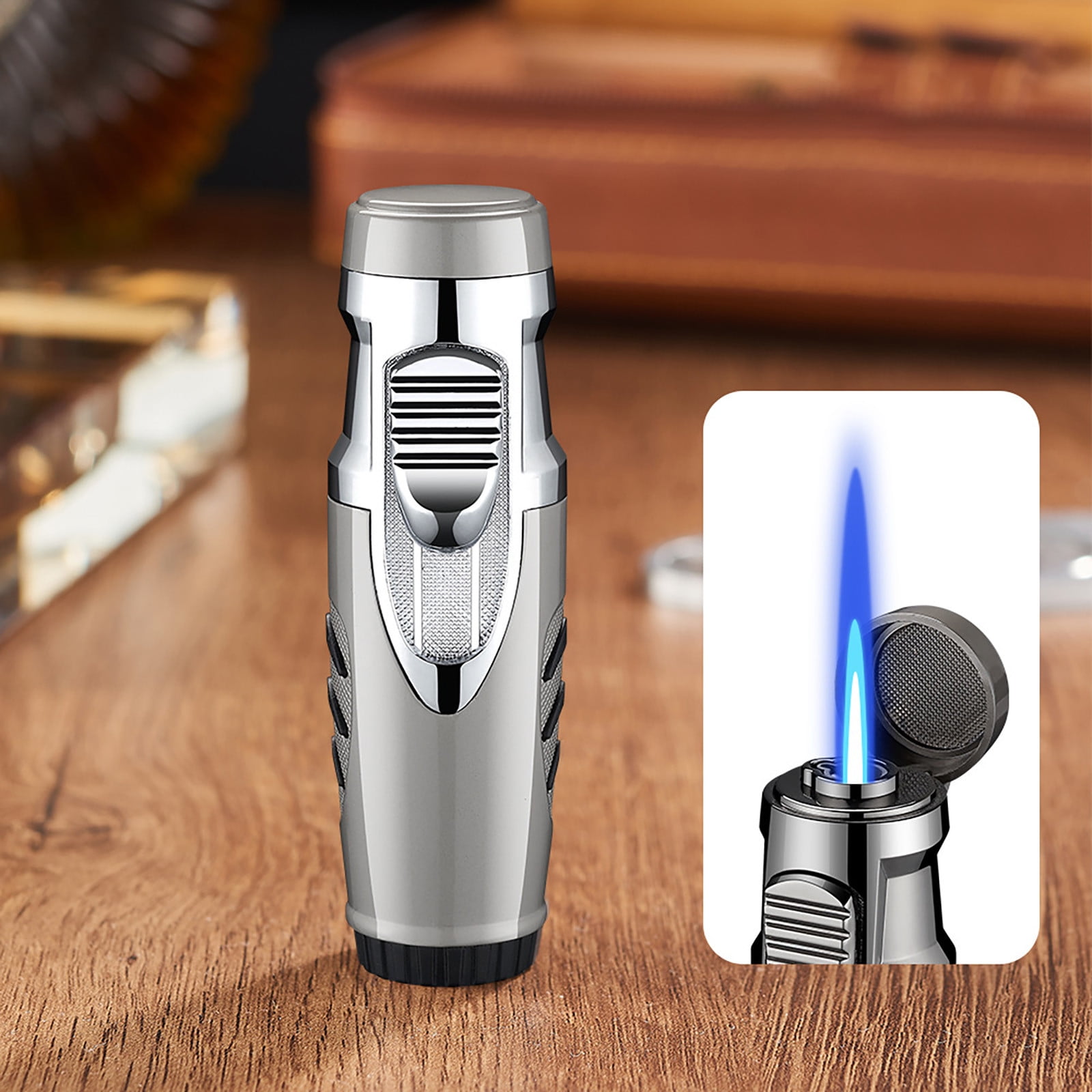 Airbrush Windproof Inflatable Lighter - Windproof Direct-Injection Dual ...