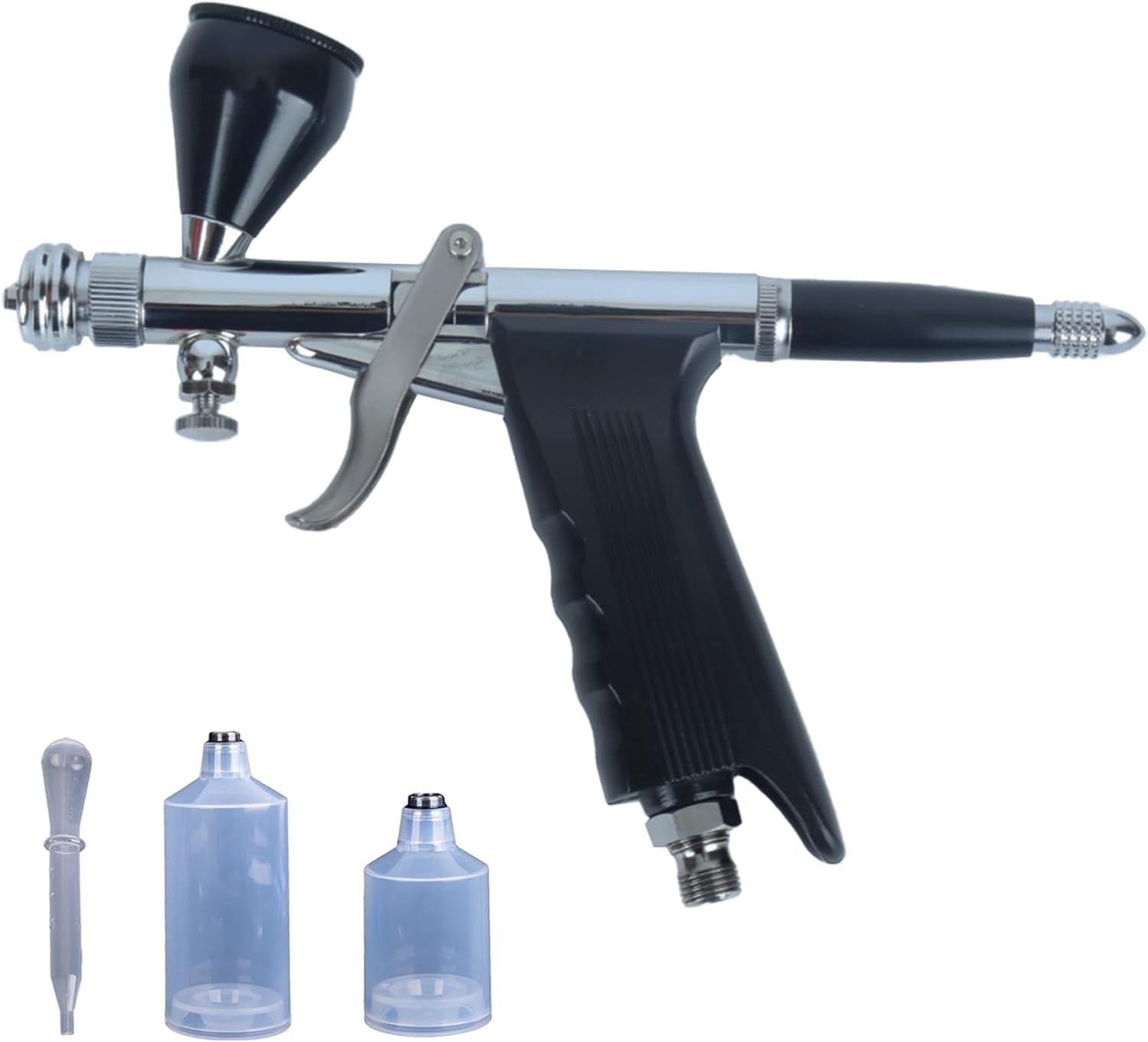 Airbrush kit Gravity Feed Trigger Double Action 0.5mm Nozzle Freely ...