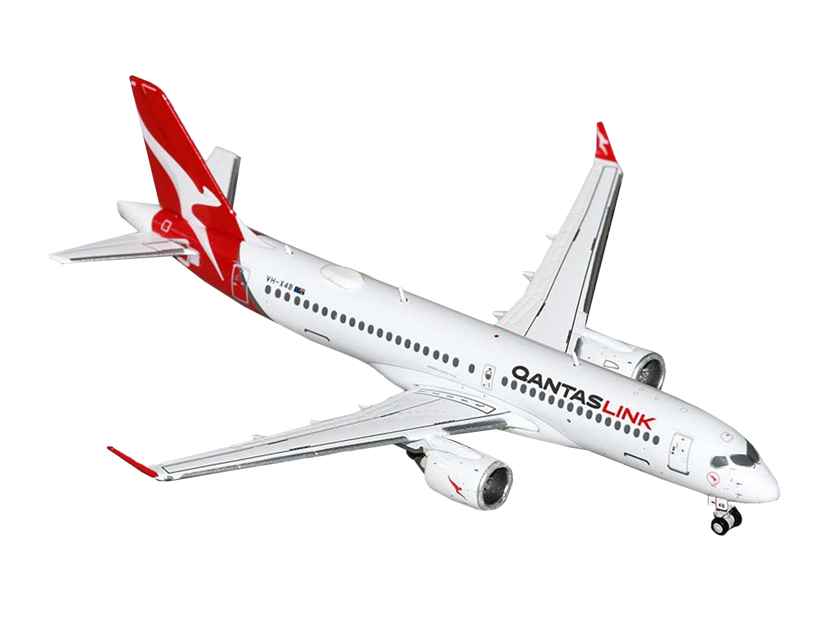 Airbus A220-300 Commercial Aircraft "QantasLink" (VH-X4B) White with ...