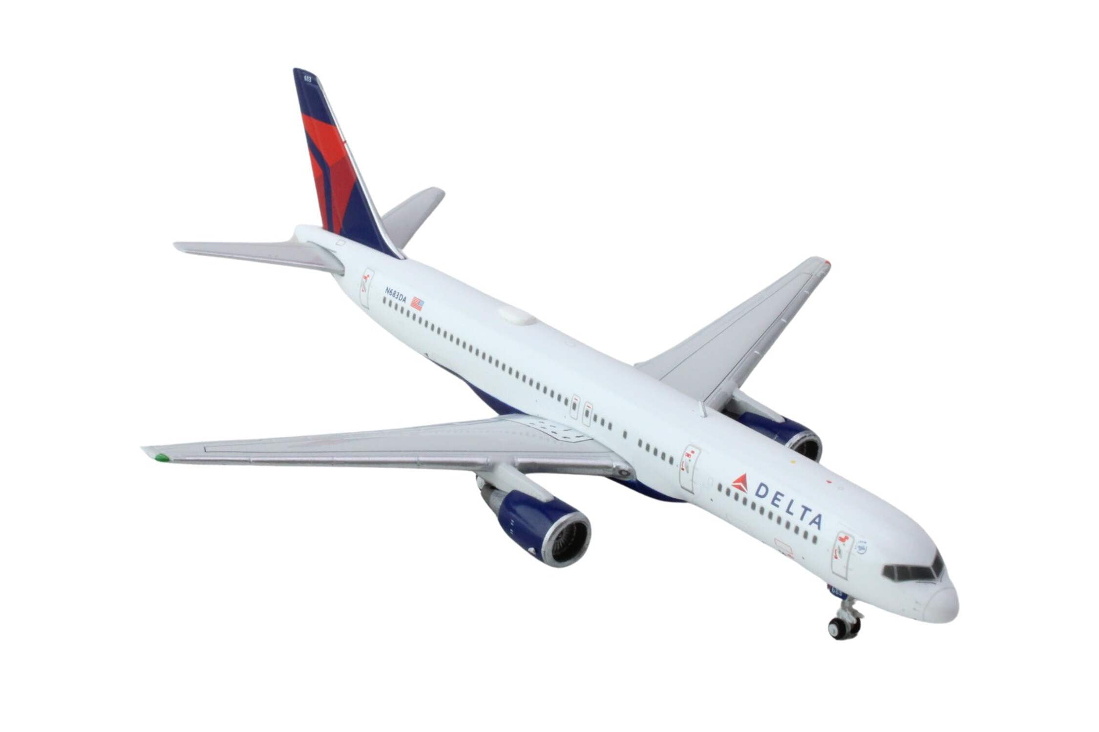 Boeing 757-200 Commercial Aircraft "Delta Air Lines" White with Red and ...