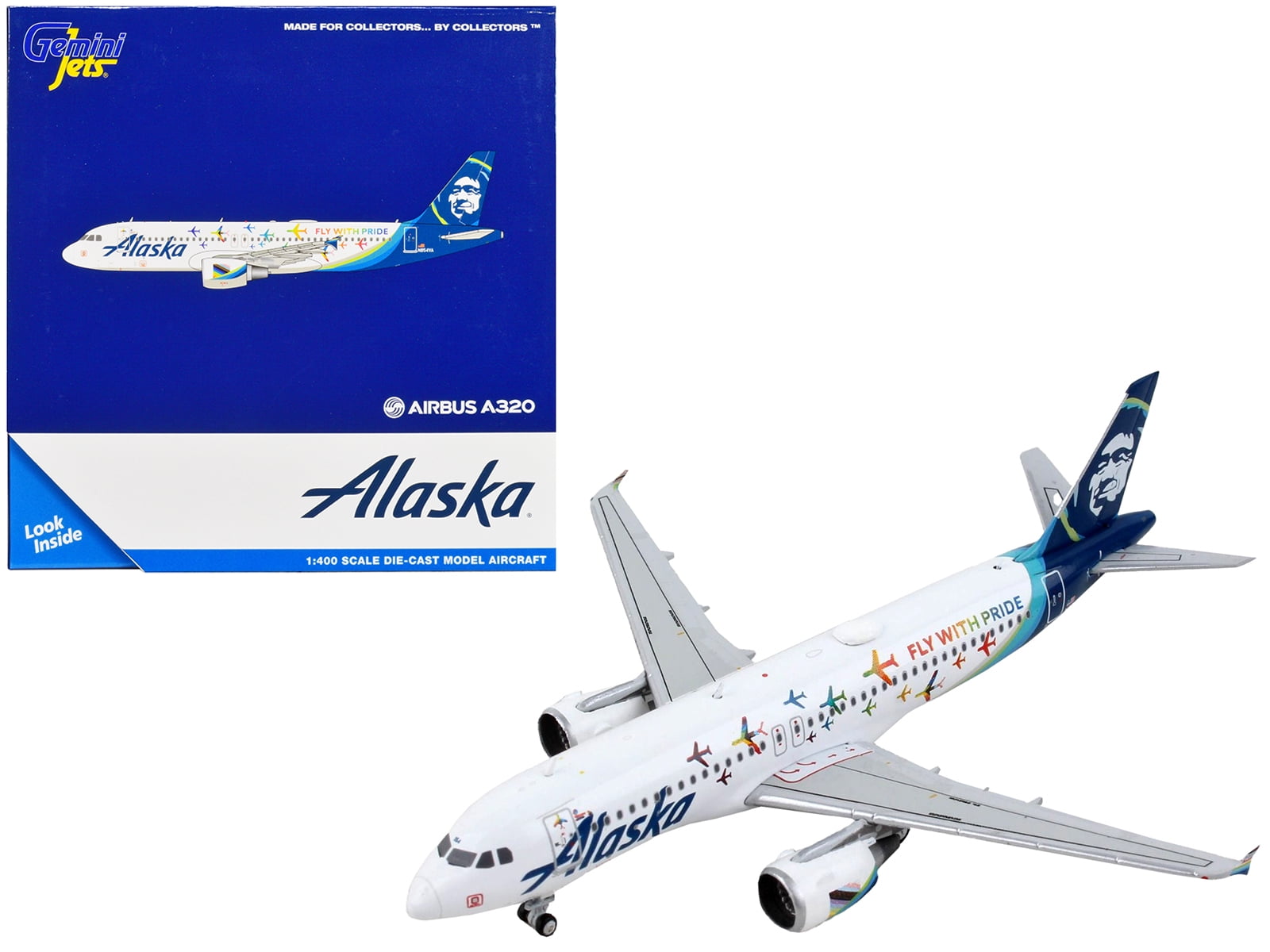 Airbus A320 Commercial Aircraft "Alaska Airlines - Fly with Pride ...