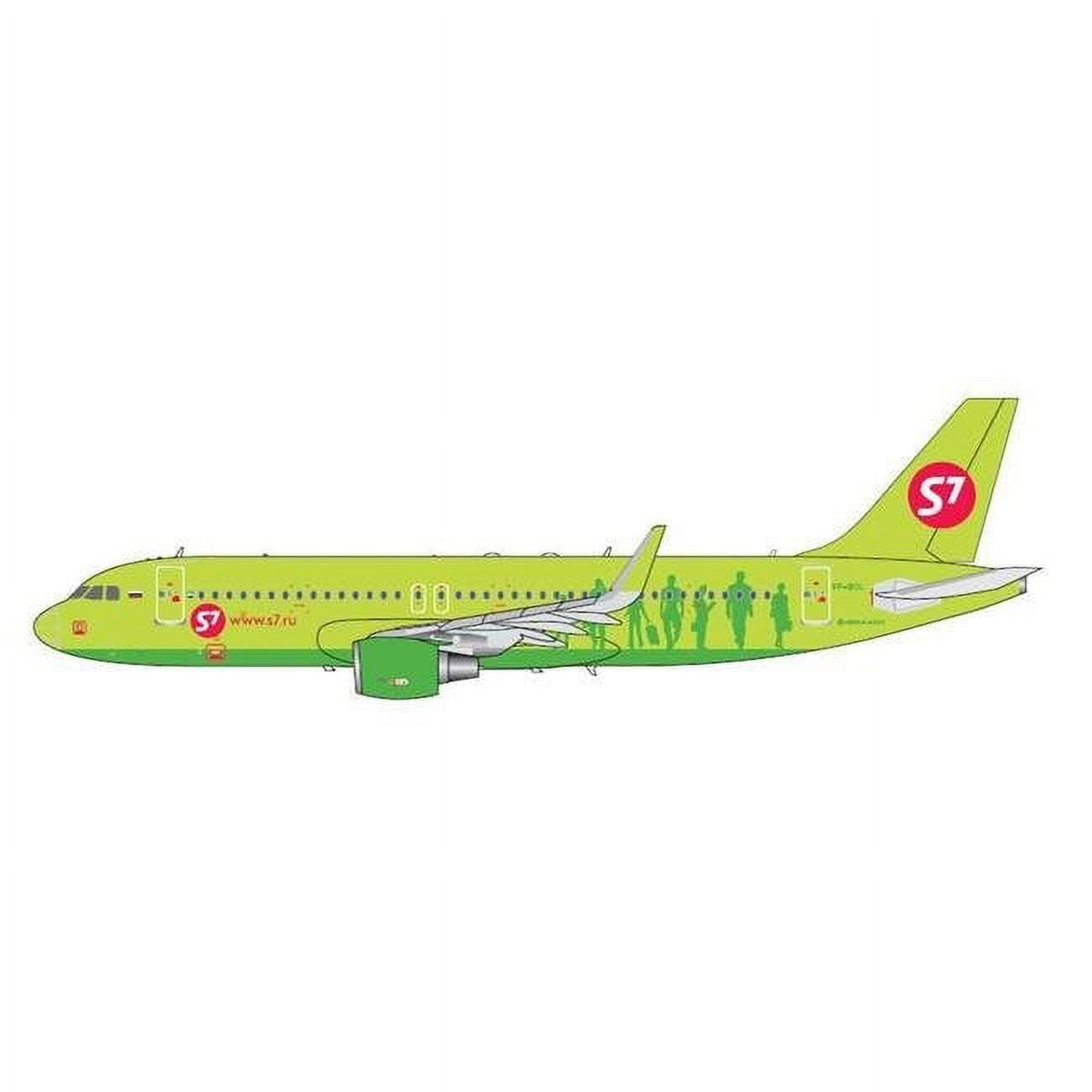 Airbus A320 Commercial Aircraft S7 Airlines Lime Green Gemini 200 ...