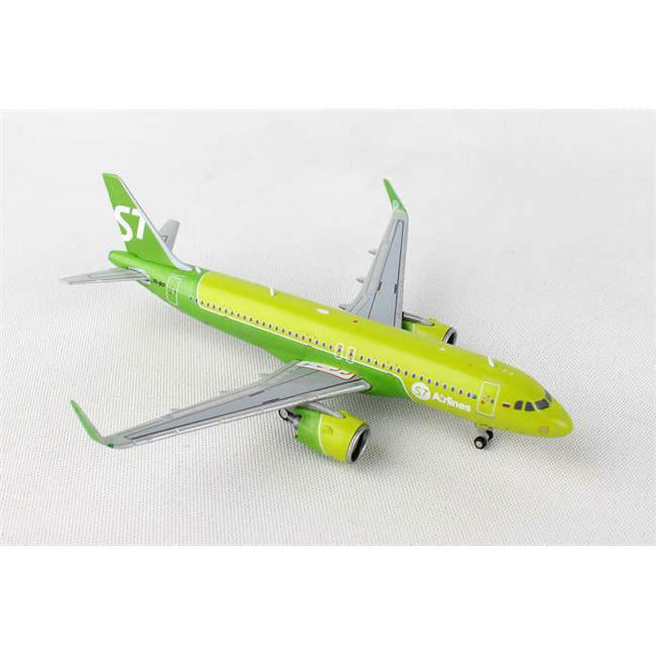 Airbus A320neo Commercial Aircraft "S7 Airlines" Green 1/400 Diecast ...