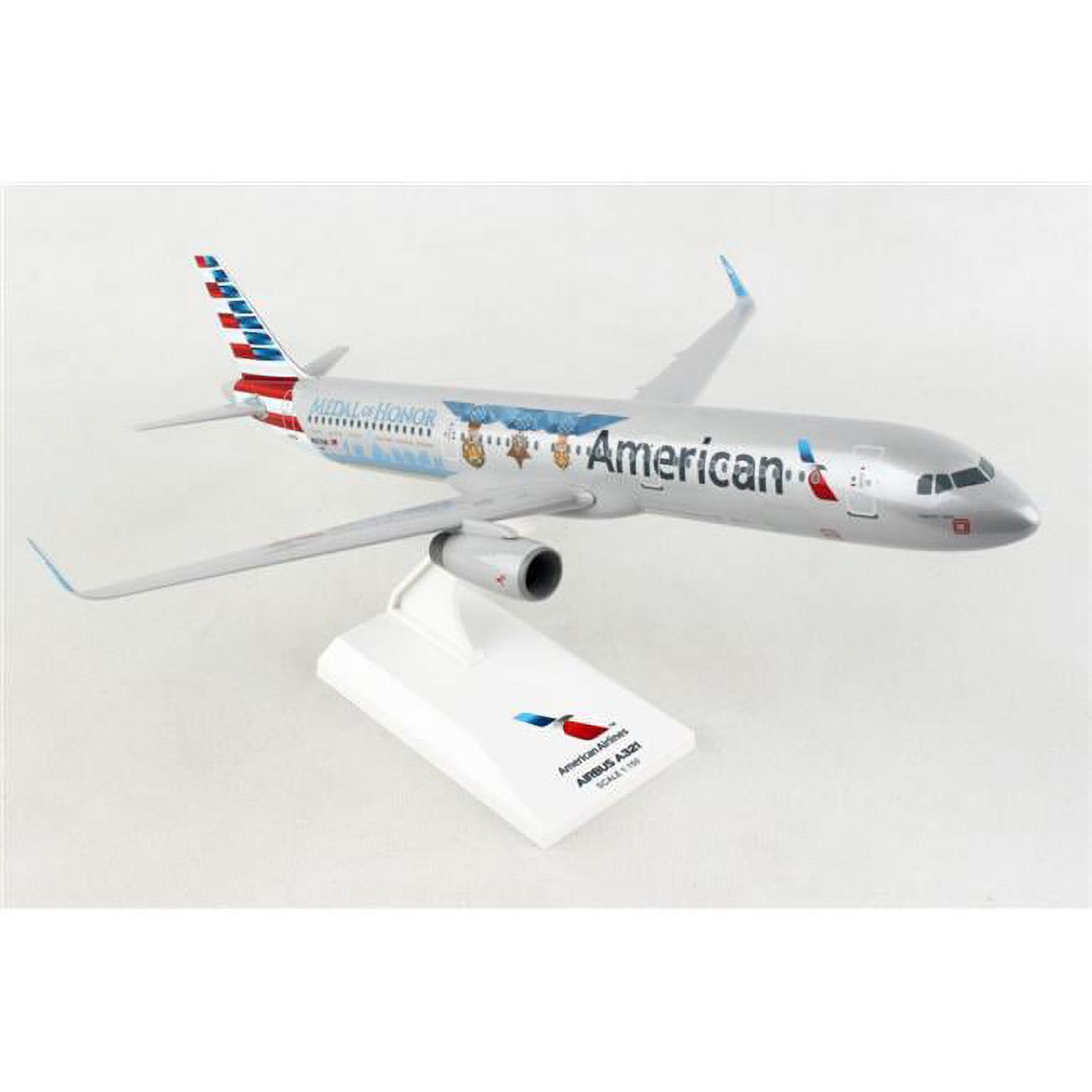 SkyMarks American Airlines Airbus A321 'Medal of Honor' 1/150 Scale ...