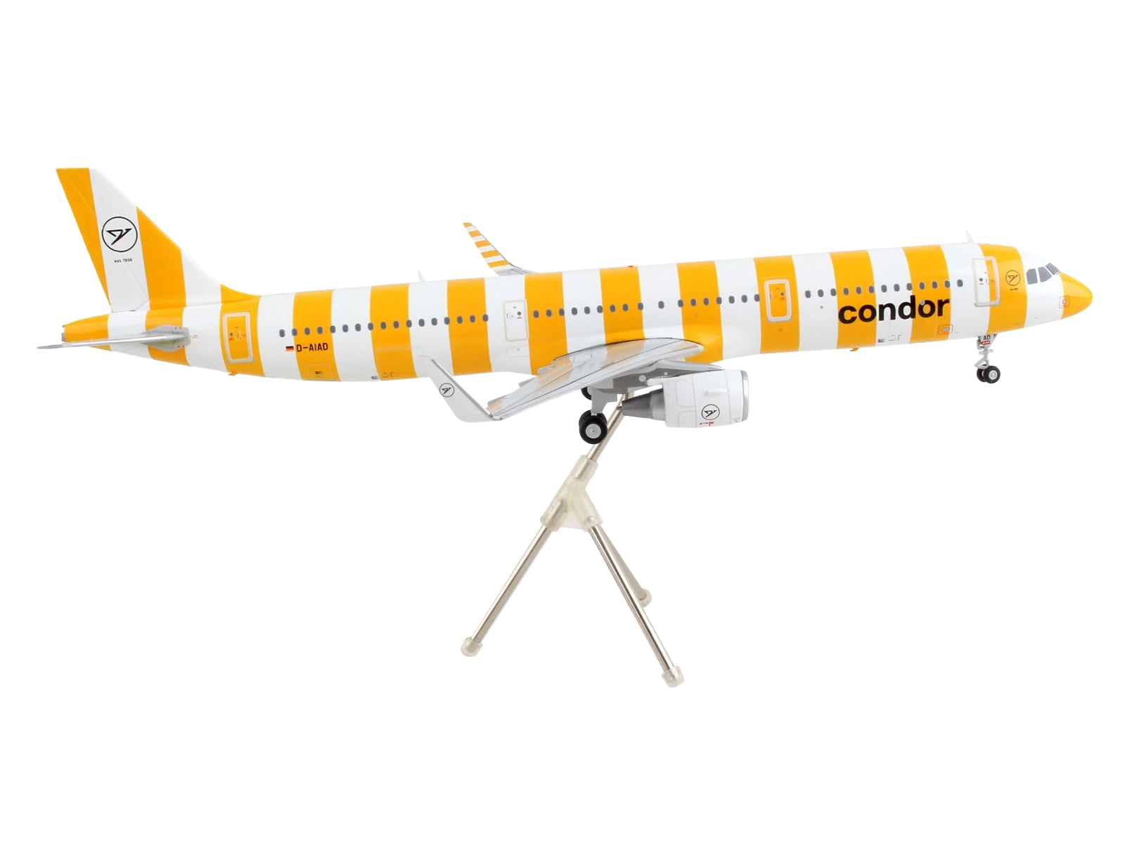 Airbus A321 Commercial Aircraft "Condor Airlines" White and Orange ...