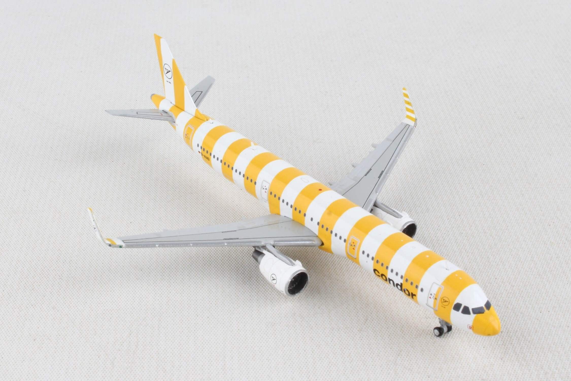 Airbus A321 Commercial Aircraft "Condor Airlines" White and Yellow ...