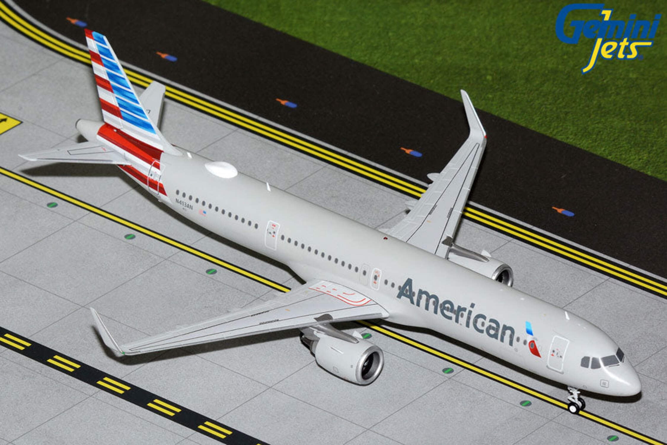 Airbus A321neo Commercial Aircraft "American Airlines" Gray with ...