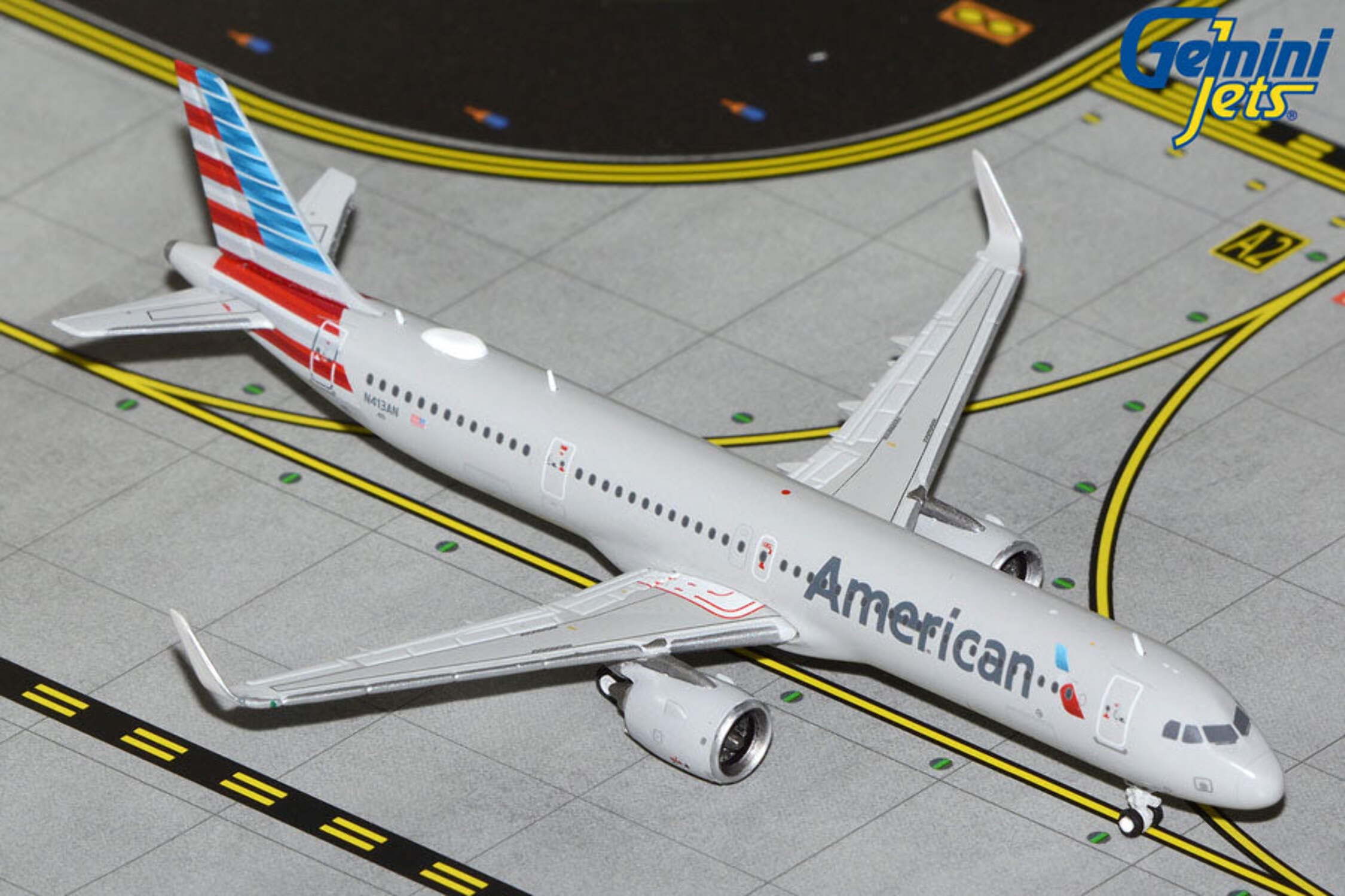 Airbus A321neo Commercial Aircraft "American Airlines" (N413AN) Gray w ...