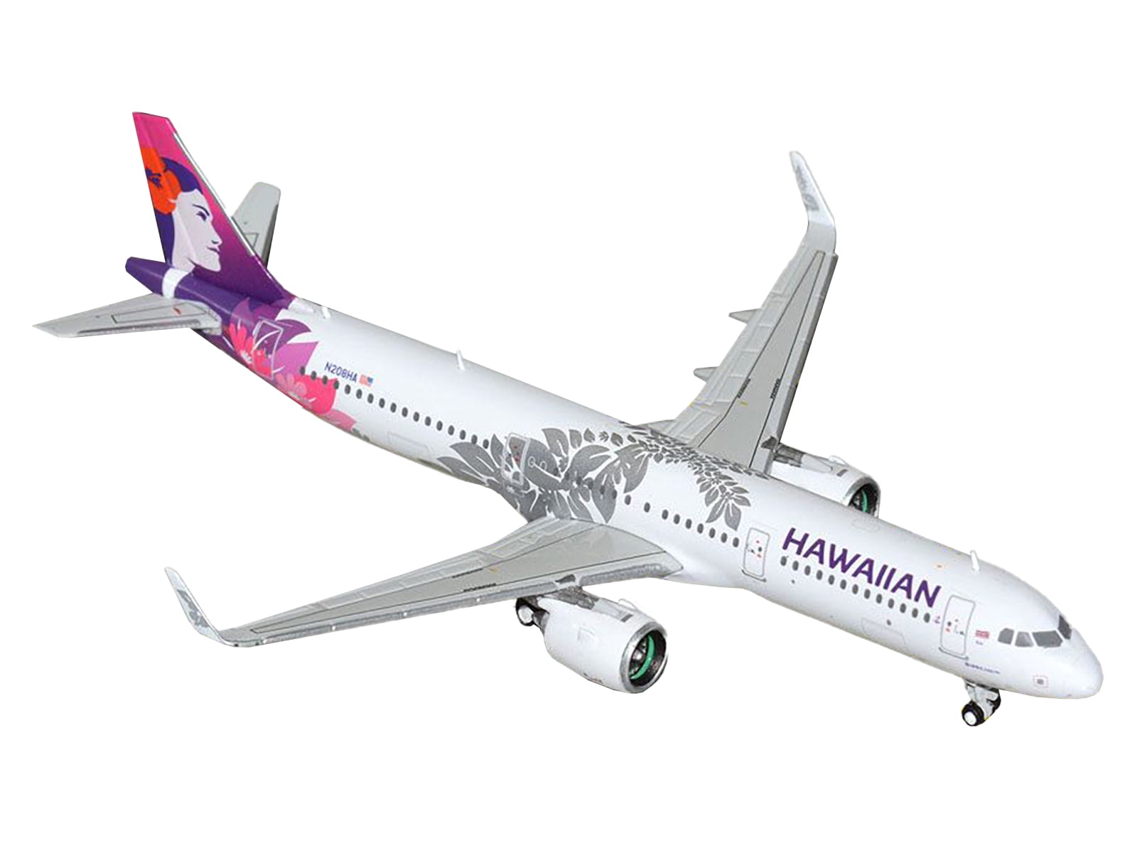 Airbus A321neo Commercial Aircraft "Hawaiian Airlines" (N208HA) White ...