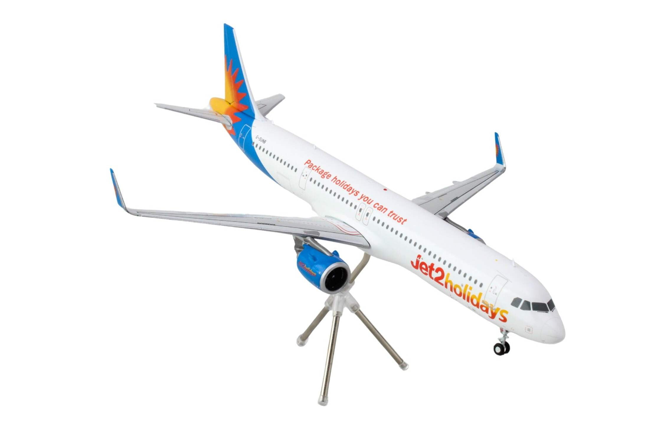 Boeing 737-300 Commercial Aircraft "Jet2" (G-GDFG) Gray Metallic with ...