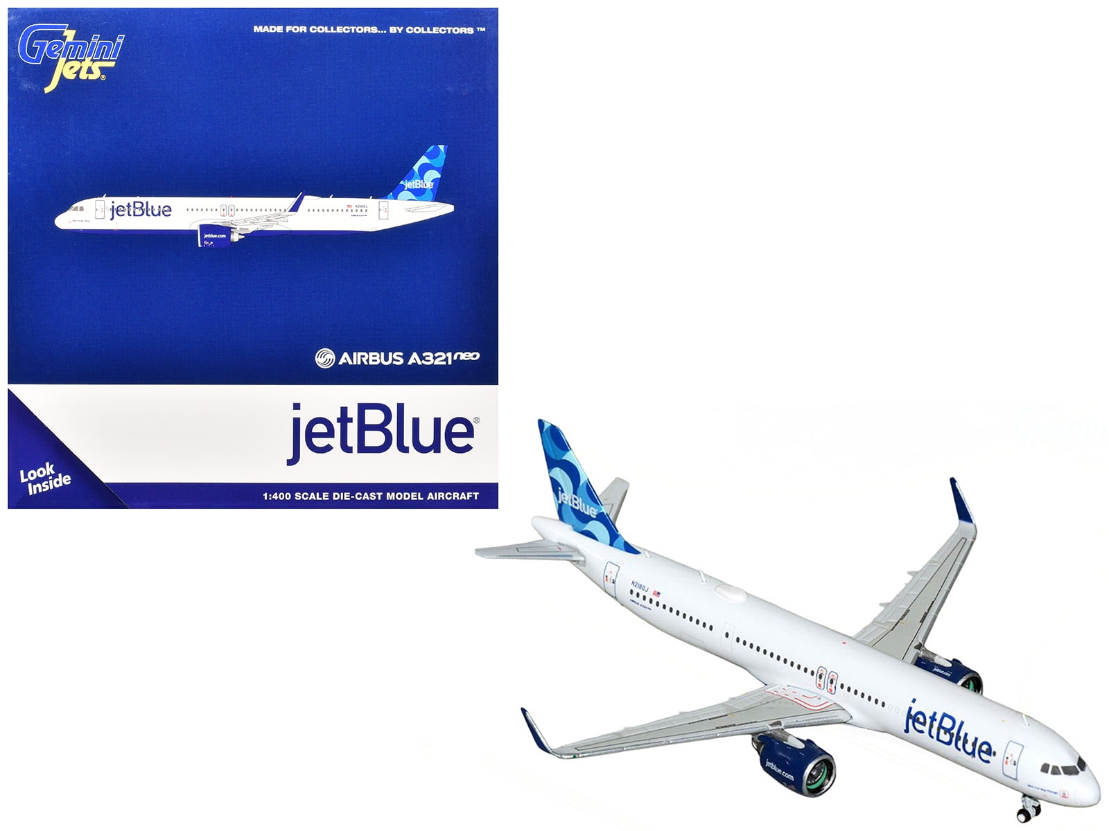 Airbus A321neo Commercial Aircraft "JetBlue Airways" (N2180J) White ...