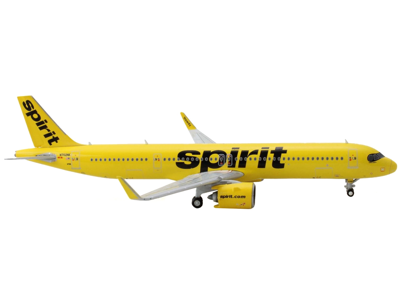 Airbus A321neo Commercial Aircraft "Spirit Airlines" Yellow 1/400 ...