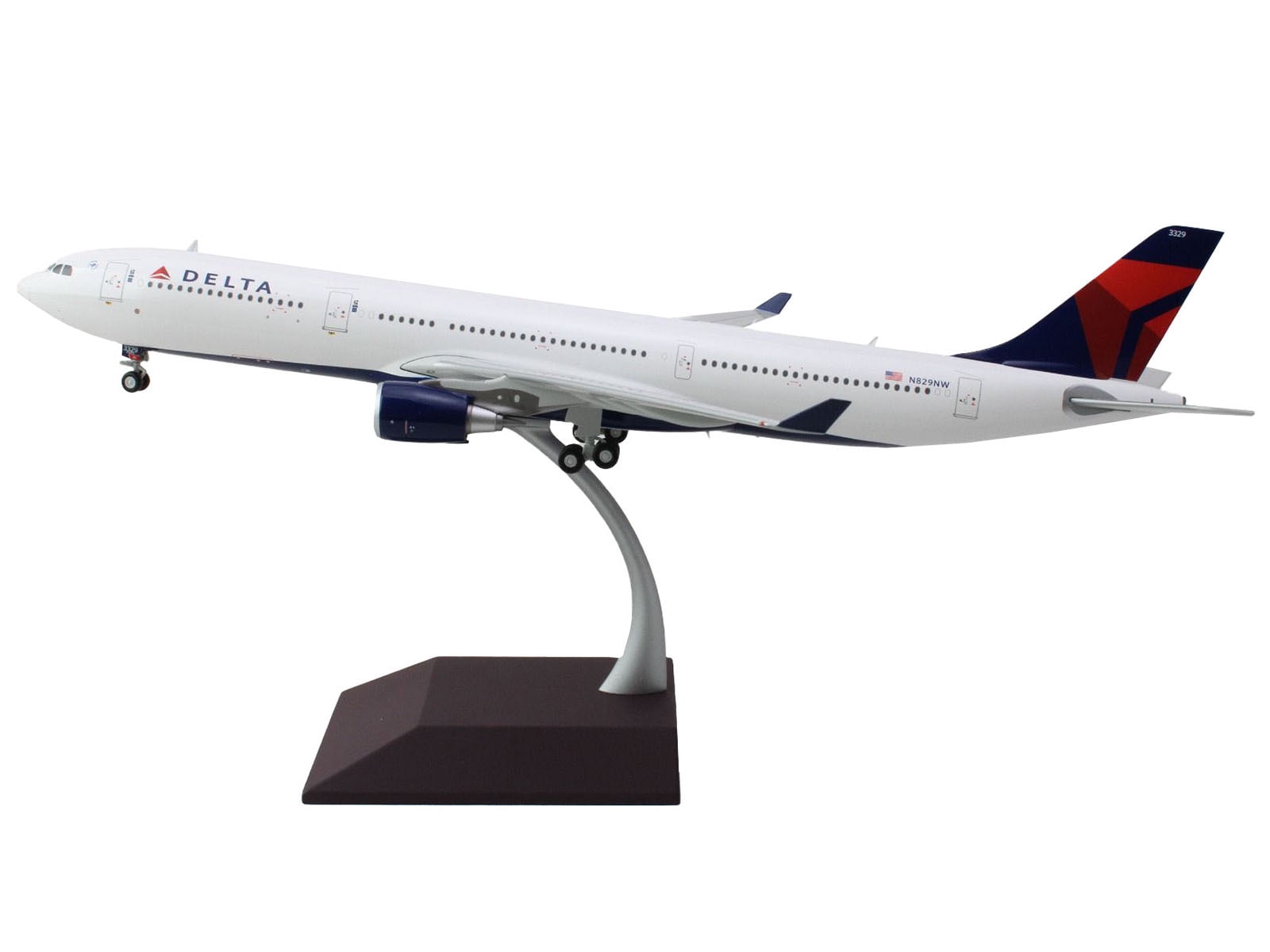 Airbus A330-300 Commercial Aircraft "Delta Air Lines" (N829NW) White ...