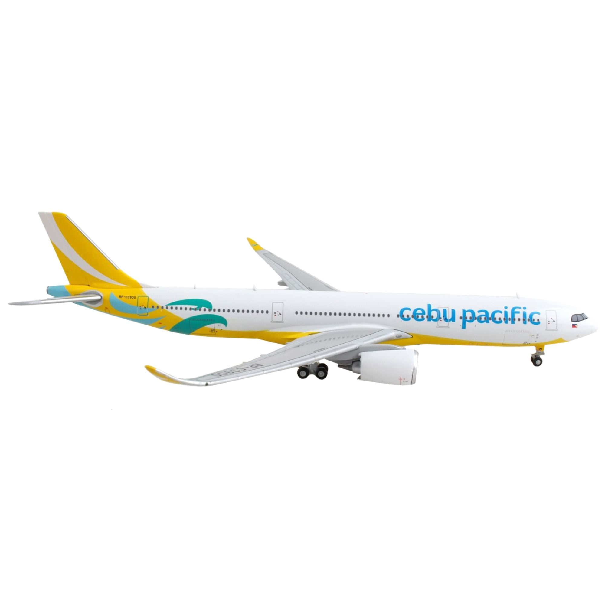 Airbus A330-900 Commercial Aircraft "Cebu Pacific" Yellow and White 1/ ...