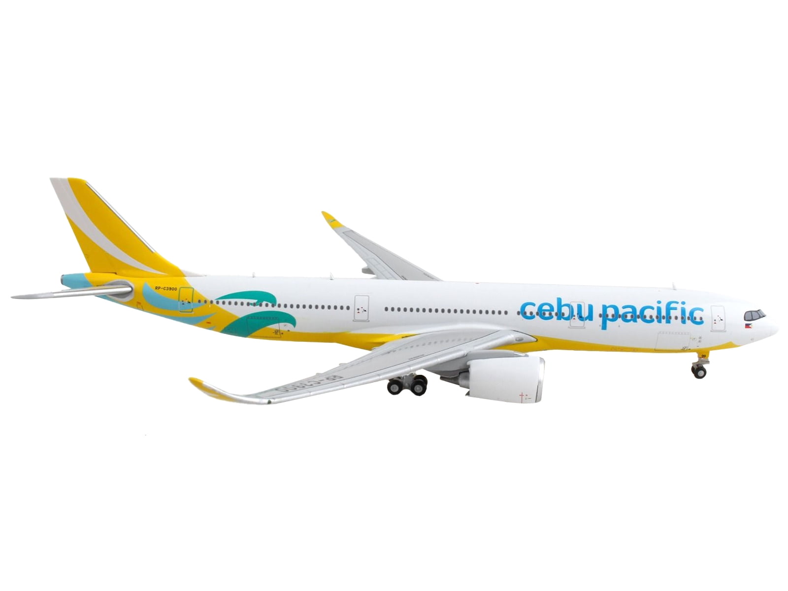 Airbus A330-900 Commercial Aircraft "Cebu Pacific" Yellow and White 1/ ...