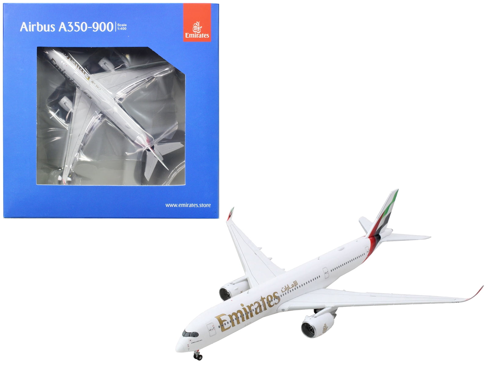 Airbus A350-900 Commercial Aircraft "Emirates Airlines" White with ...