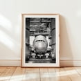 Airbus A380 Hangar Poster Black And White Aviation Photography Print ...