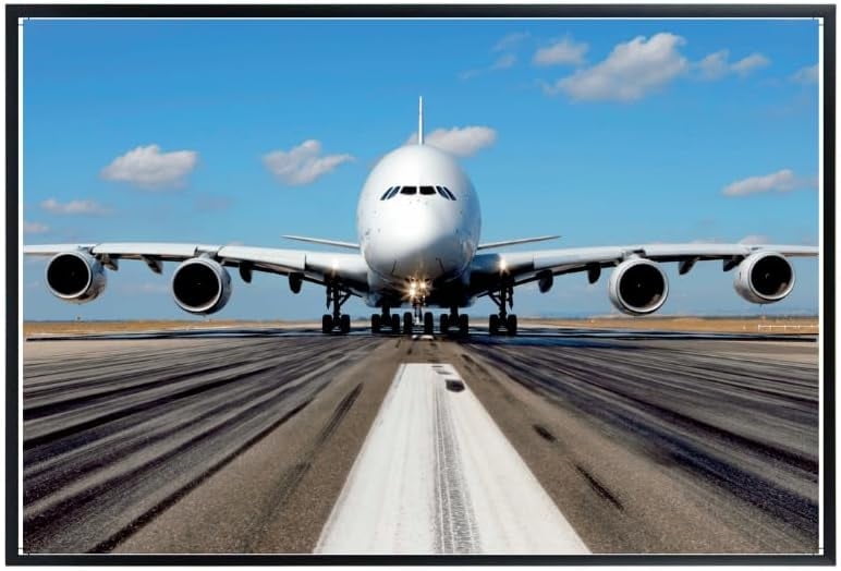Airbus A380 Poster | Large Airline Aviation Wall Art | Airplane ...