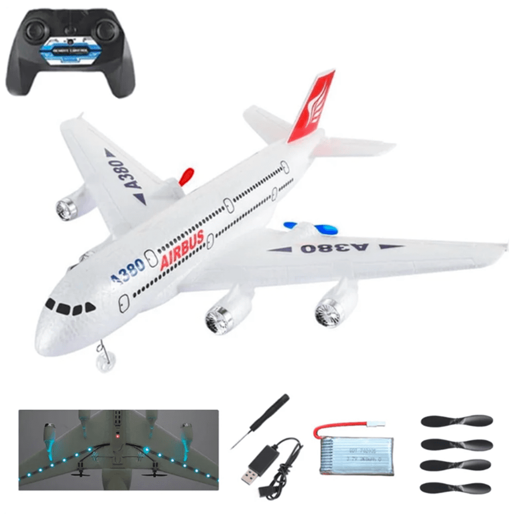 Airbus A380 RC Airplane Boeing 747 RC Plane Remote Control Aircraft 2.4G Fixed Wing Plane Model ...