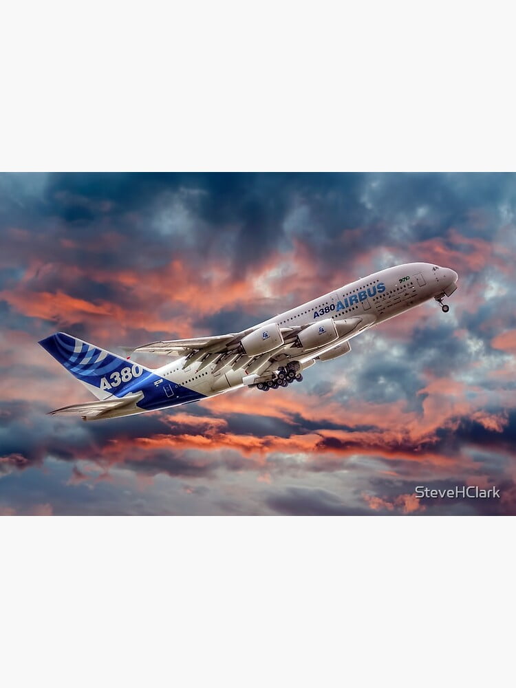 Airbus A380 - Sunset Fashion Art Decor Frame - Walmart.com