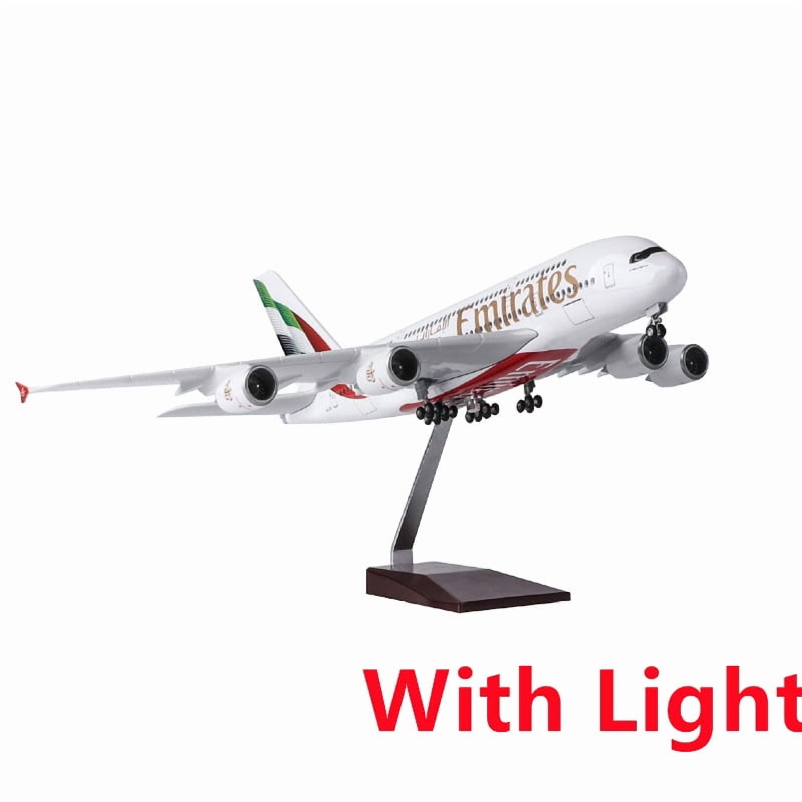Airbus A380 UAE/Emirates Toy Plane Model 1/160 Scale 18 inchs Large ...