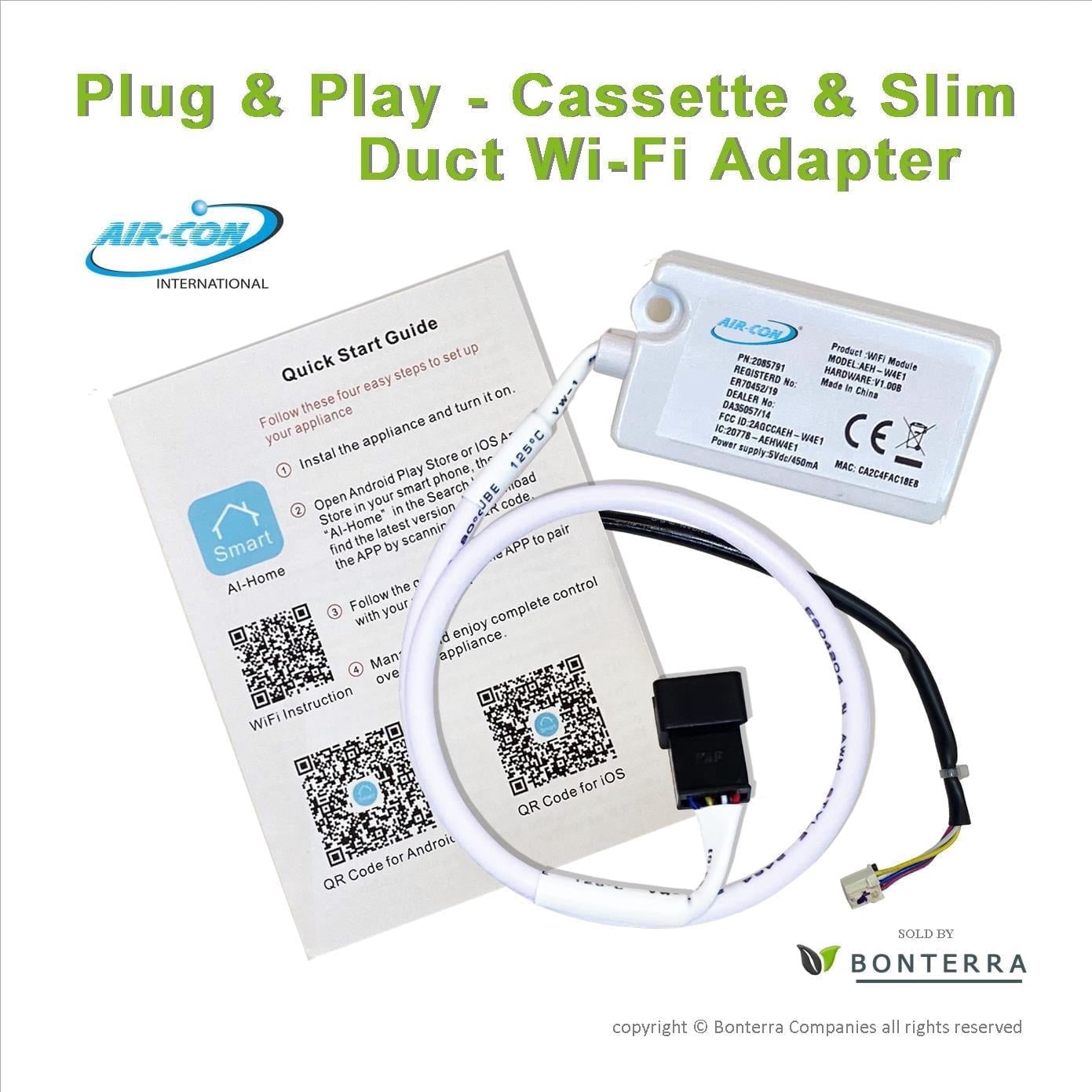 Aircon Wifi Cassette Adapter - Walmart.com