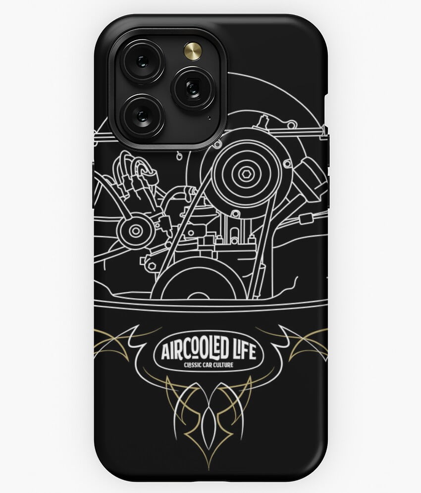 Aircooled Life Classic VW Car Culture Engine Graphic A312 Phone Case ...
